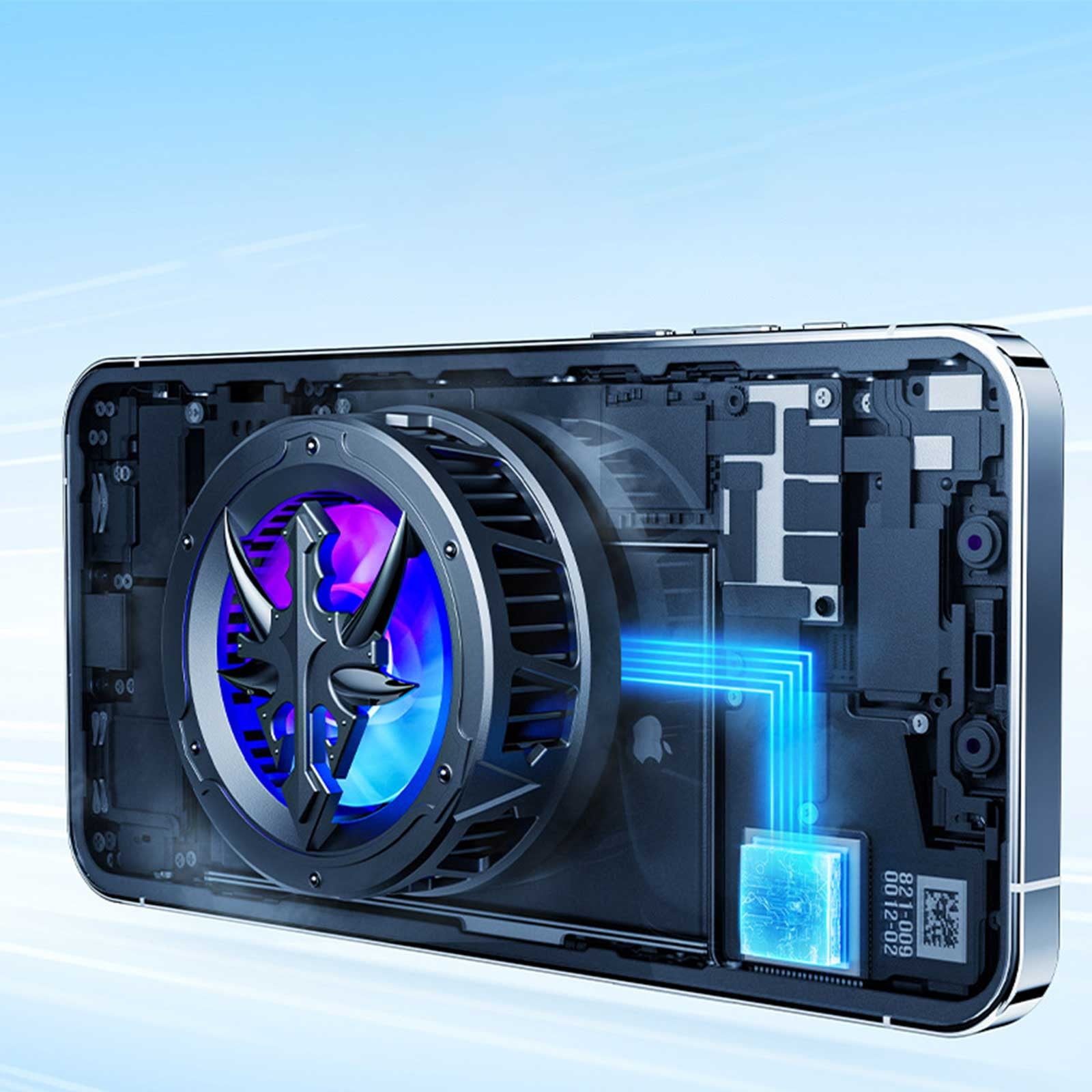 Mgaxud Magnetic Phone Cooler with Triple Refrigeration Effect and ...