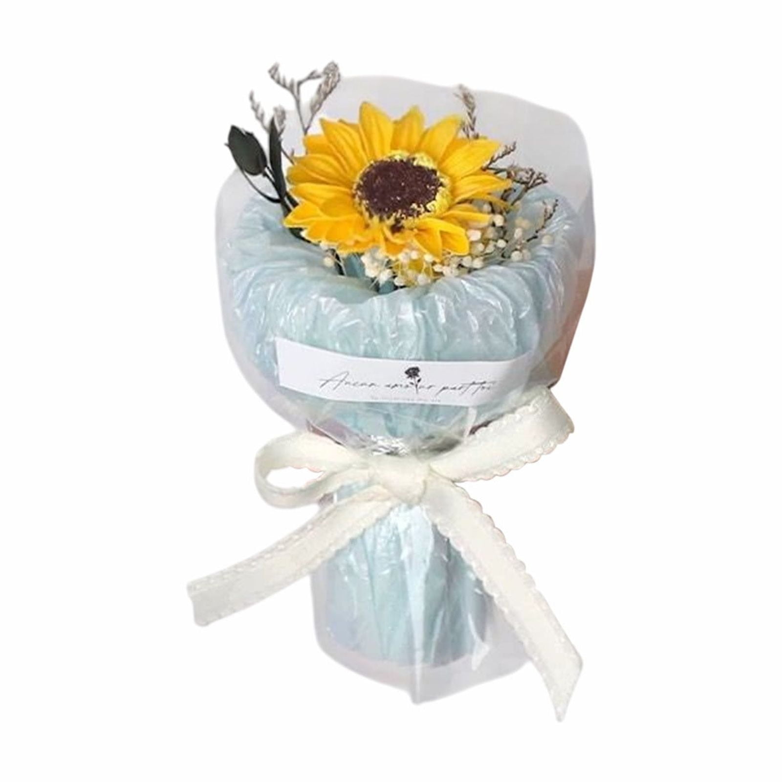 Mgaxud Mini Pocket Bouquet - Everlasting Rose Sunflower Flowers ...