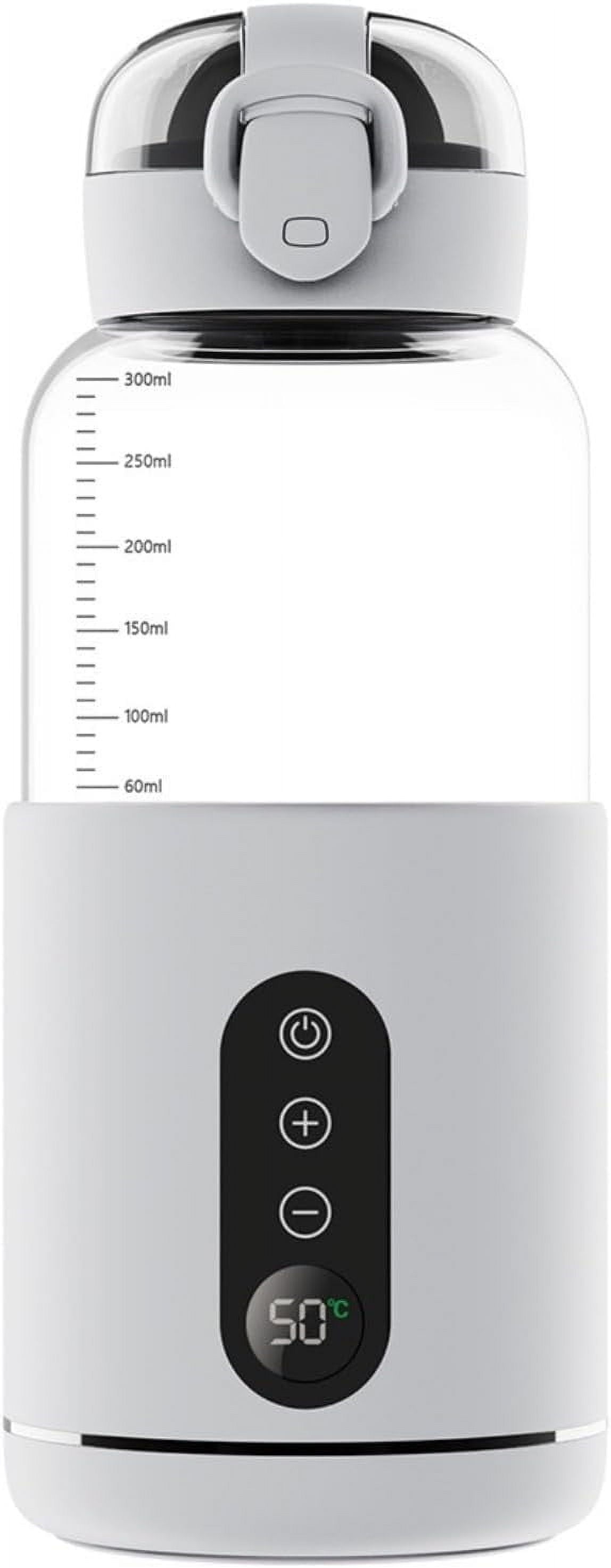 Mgaxud Portable Baby Milk Warmer Bottle - 300ml Insulated Travel Flask ...