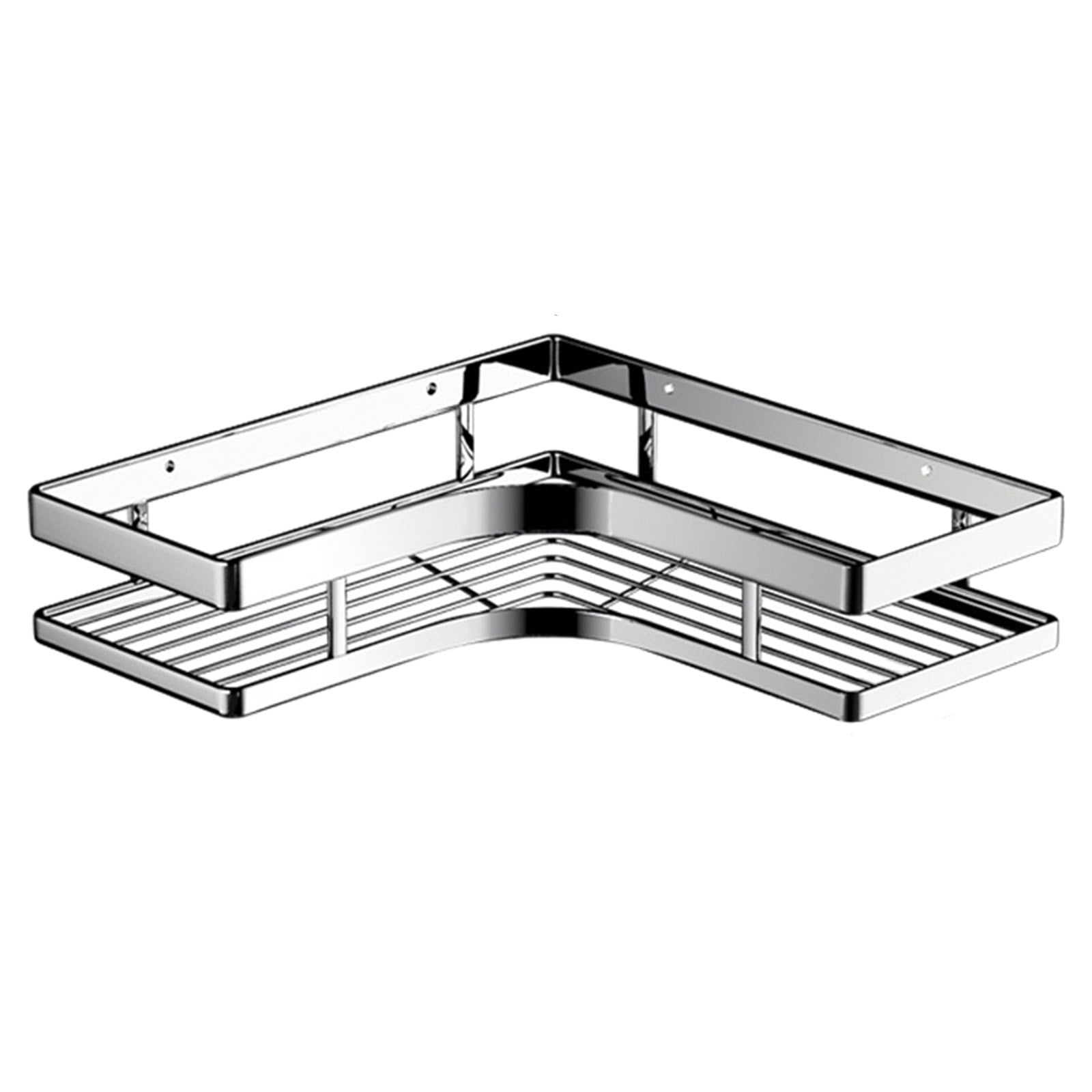 Mgaxud Stainless Steel Corner Bathroom Rack: Spacious Storage Shelf ...