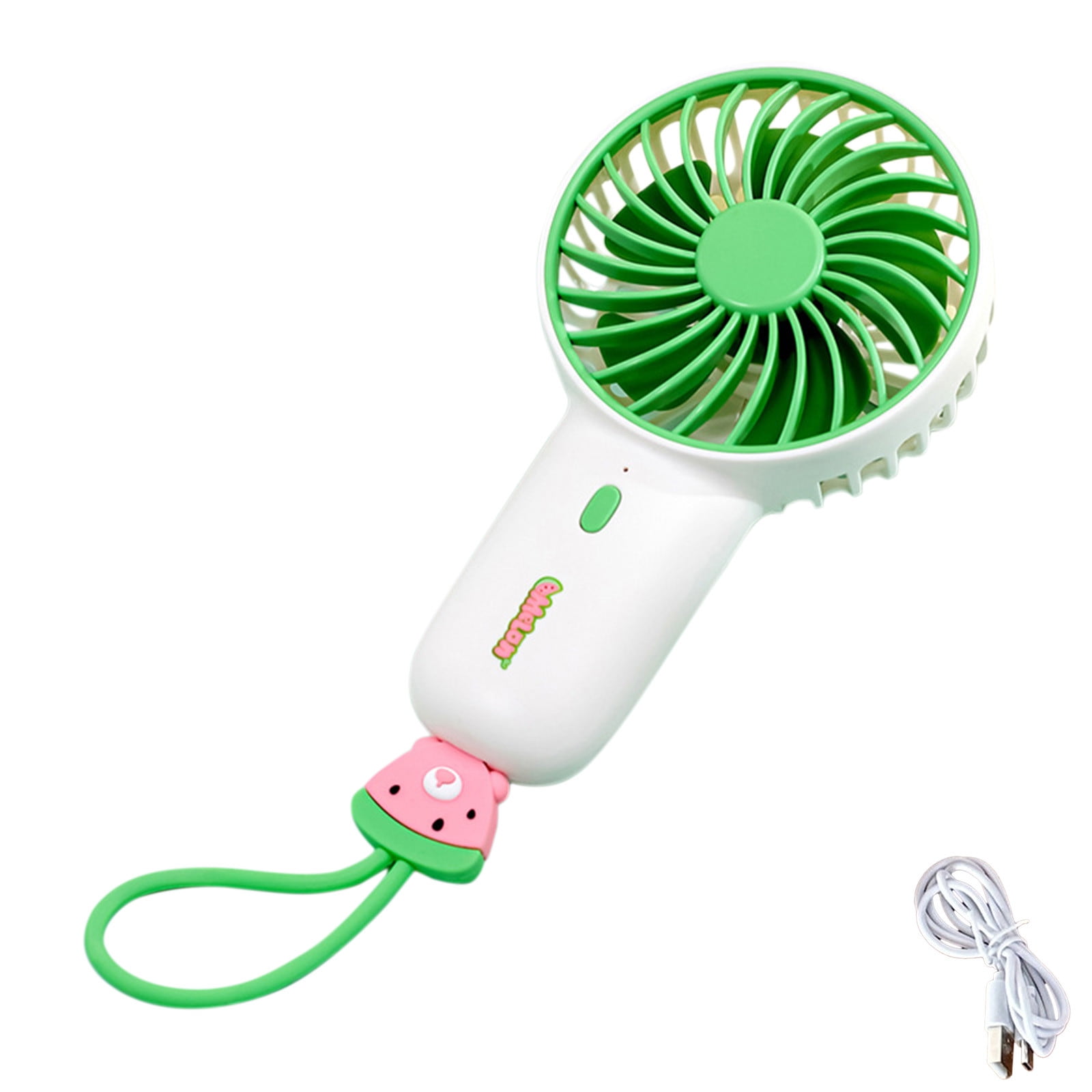 Mgaxud USB Rechargeable Mini Handheld Fan with 3 Speeds and Portable ...