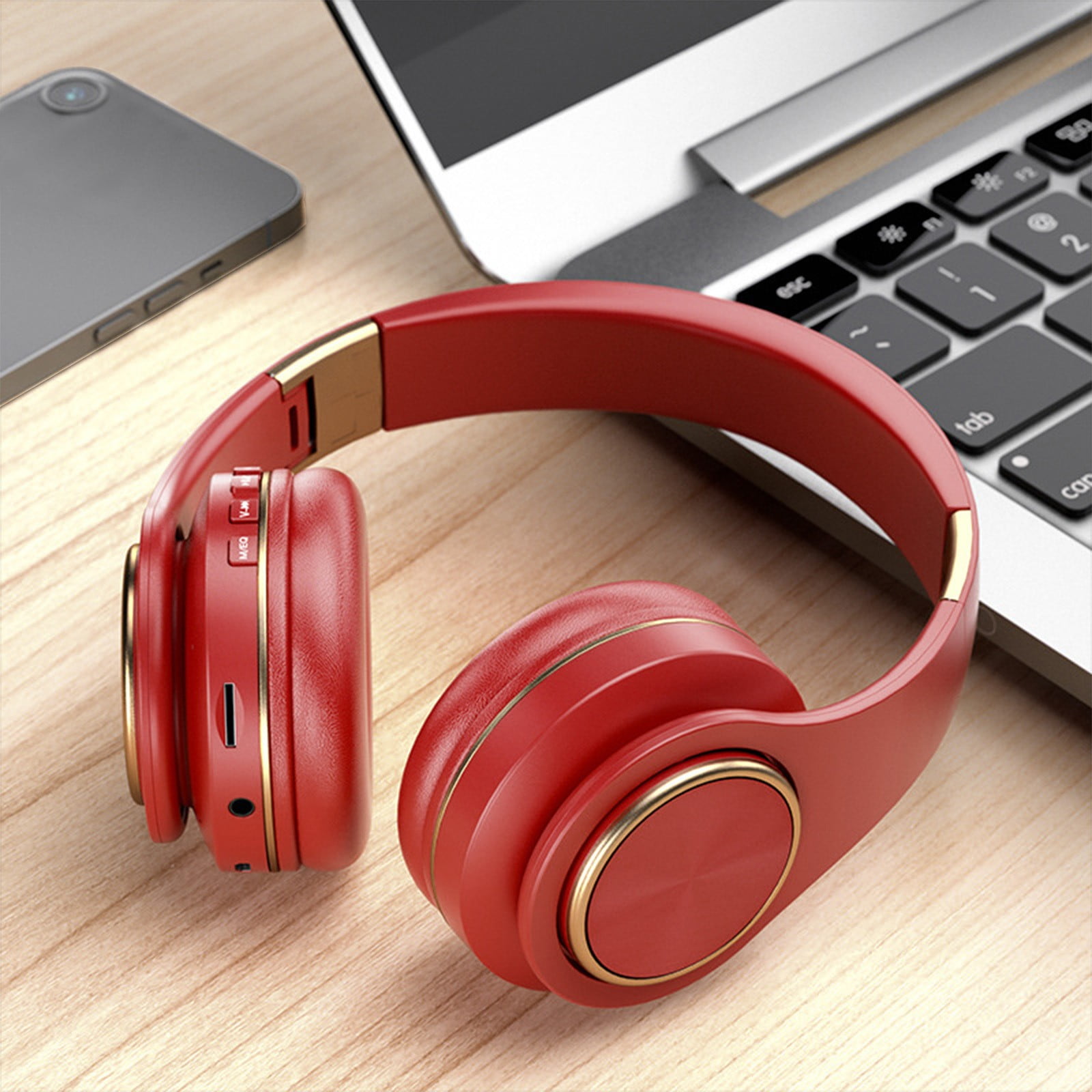 Mgaxud Wireless Bluetooth Headphones with Subwoofer, Bluetooth 5.0 ...