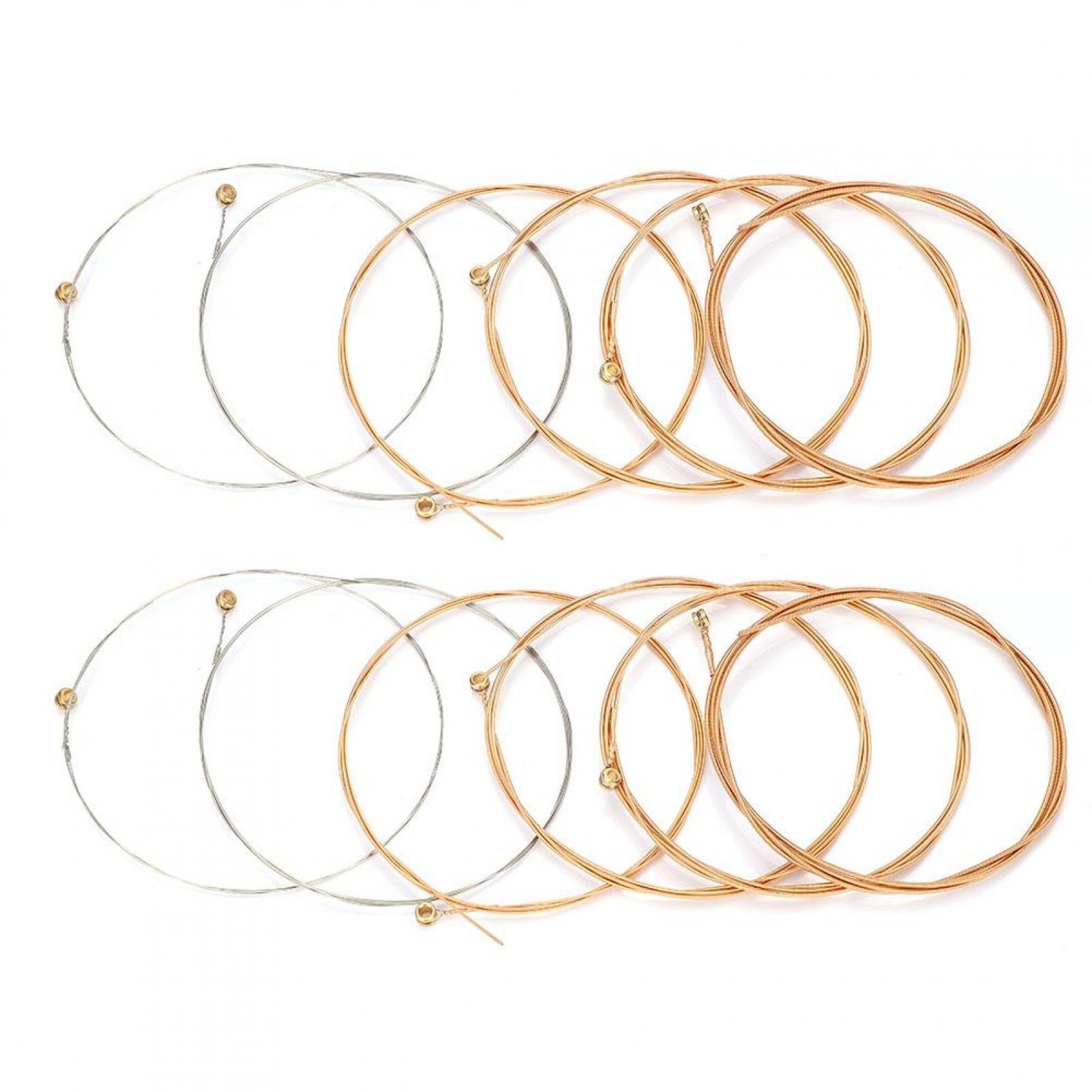 Mgaxyff 12 String Guitar Strings, 12 String Folk Guitar Strings,12 PCS ...