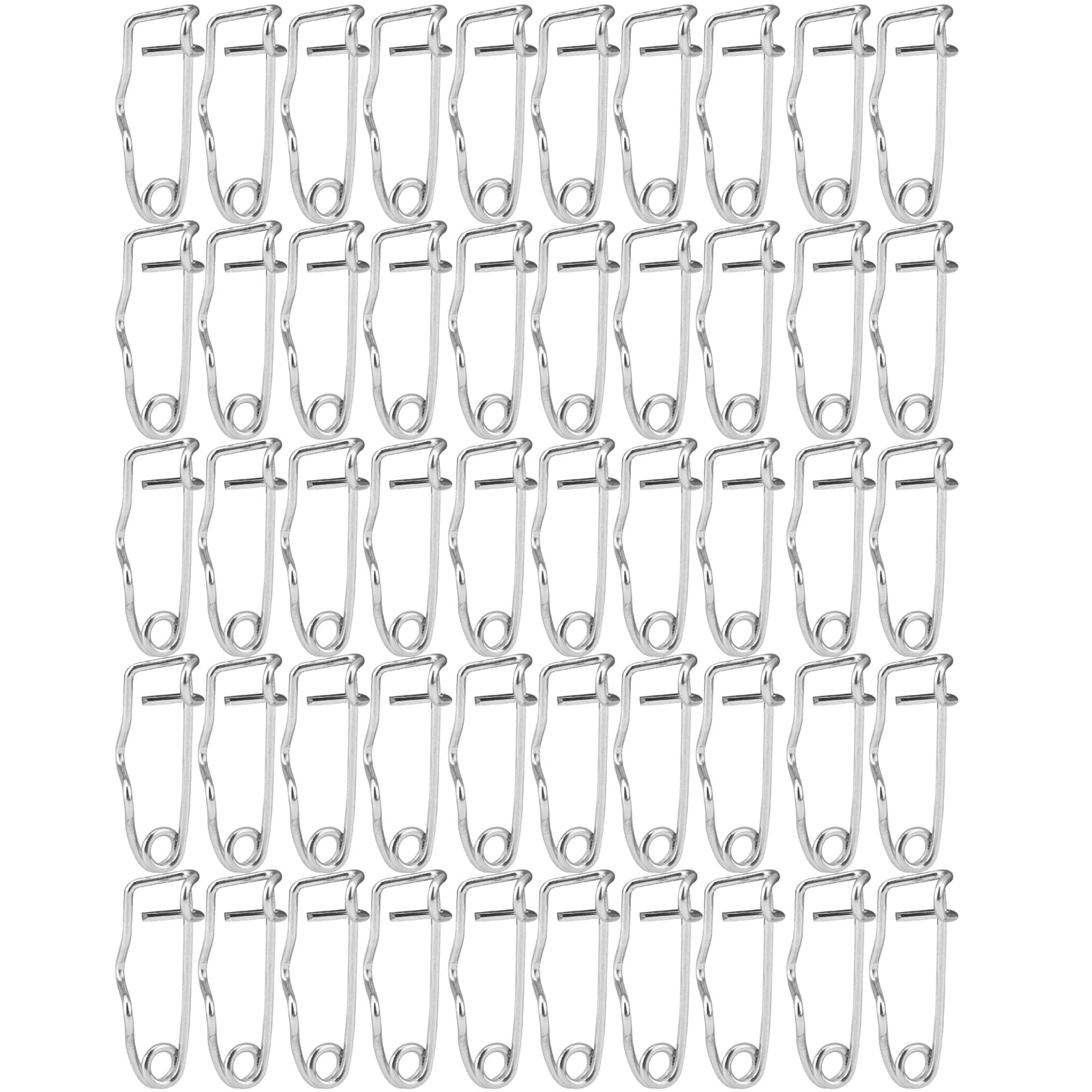 Mgaxyff 50pcs Metal Safety Needles Pins Brooch Locking Pin Clasp ...