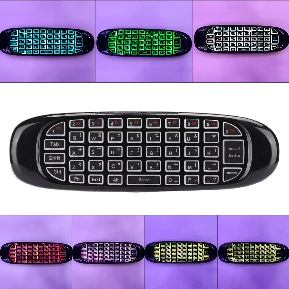 Mgaxyff C120 USB 2.4G Motion Sensing Air Fly Remote Mouse Keyboard with ...