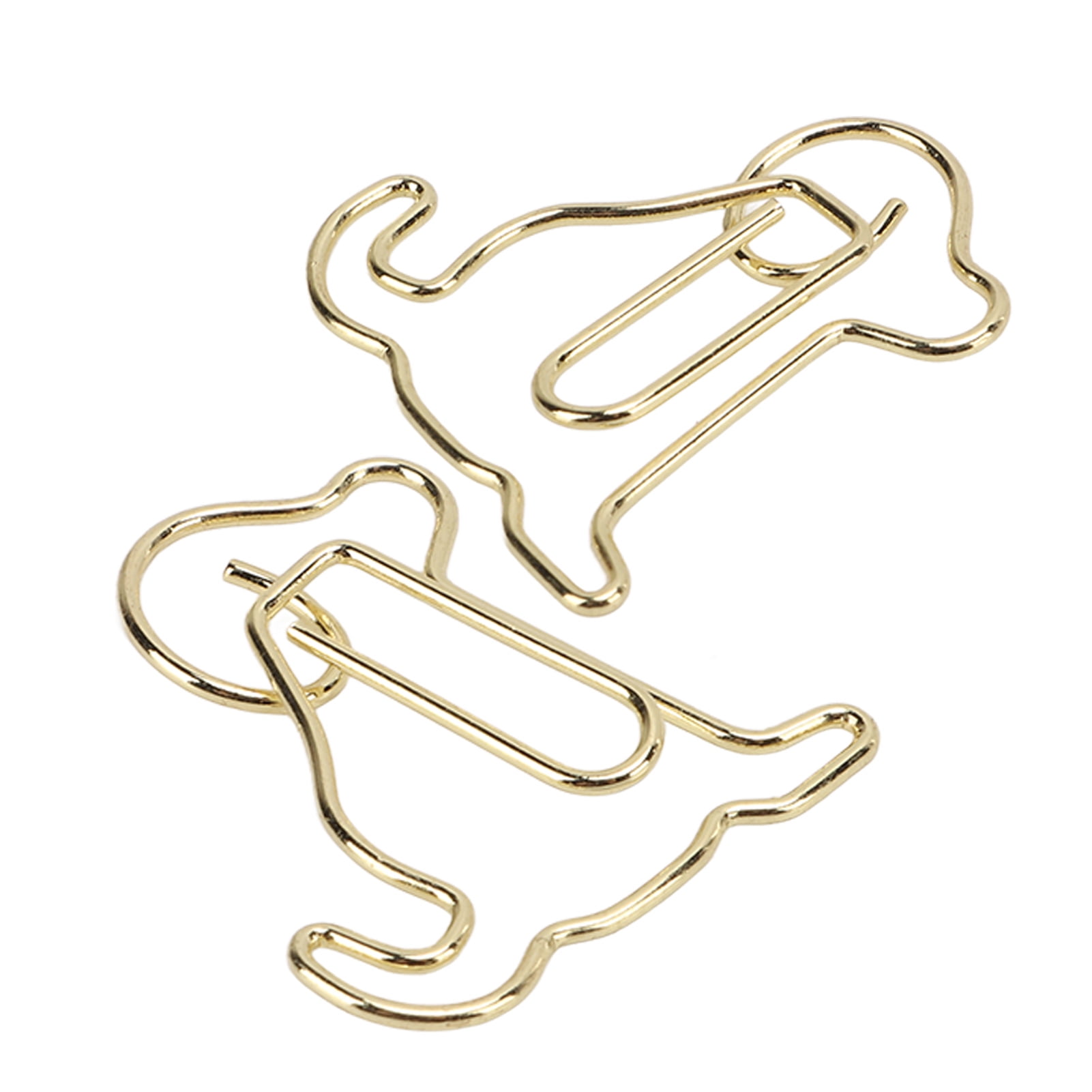 Mgaxyff Dog Paper Clips,25pcs Shaped Paper Clips Metal Material Light ...