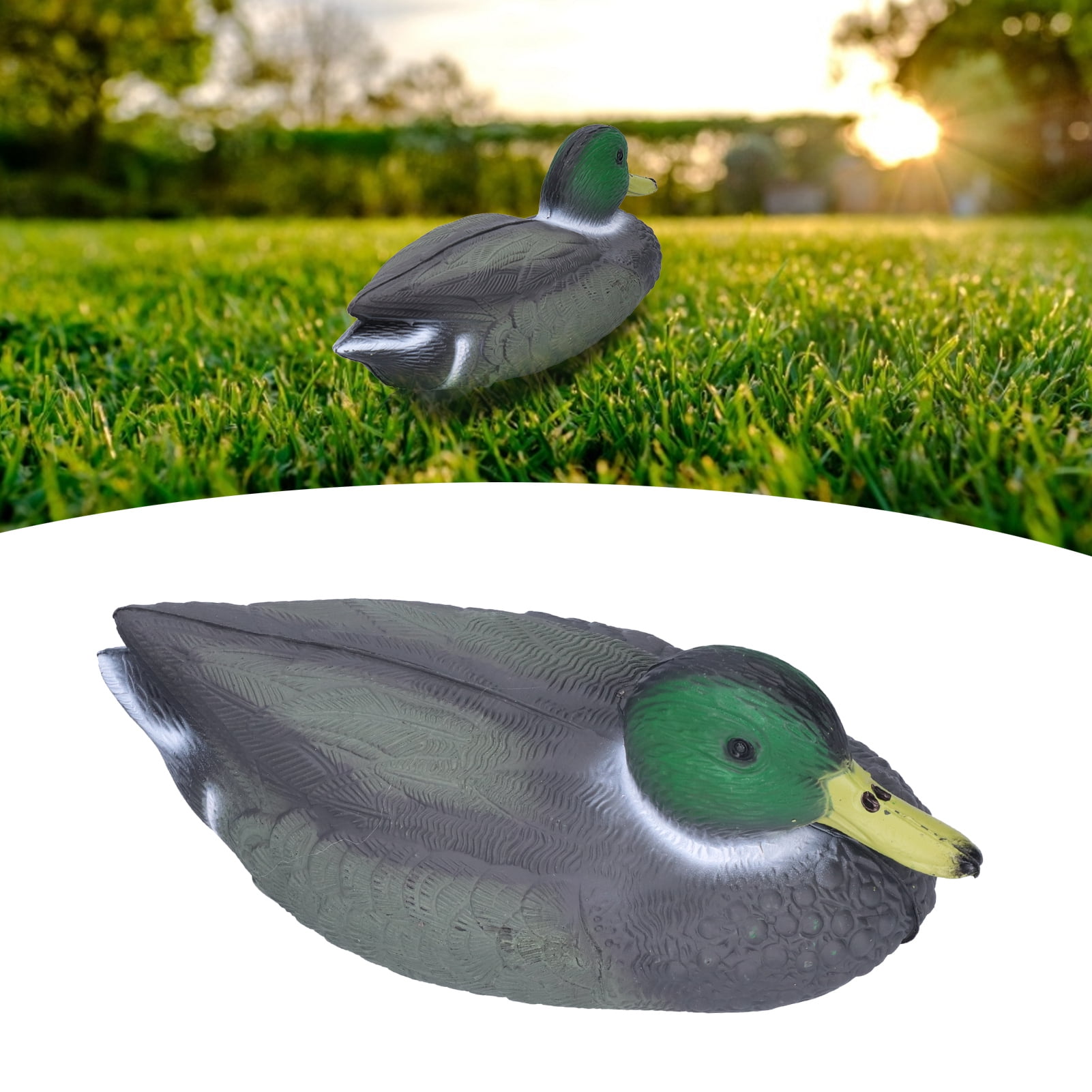 MGAXYFF Floating Duck Decoy, Plastic Simulation Bait, Pond Decoration ...