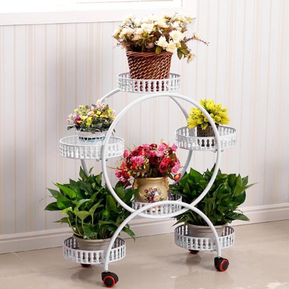 Mgaxyff Multi-layer Plant Stand Potted Plants Shelf Indoor Flower Rack ...