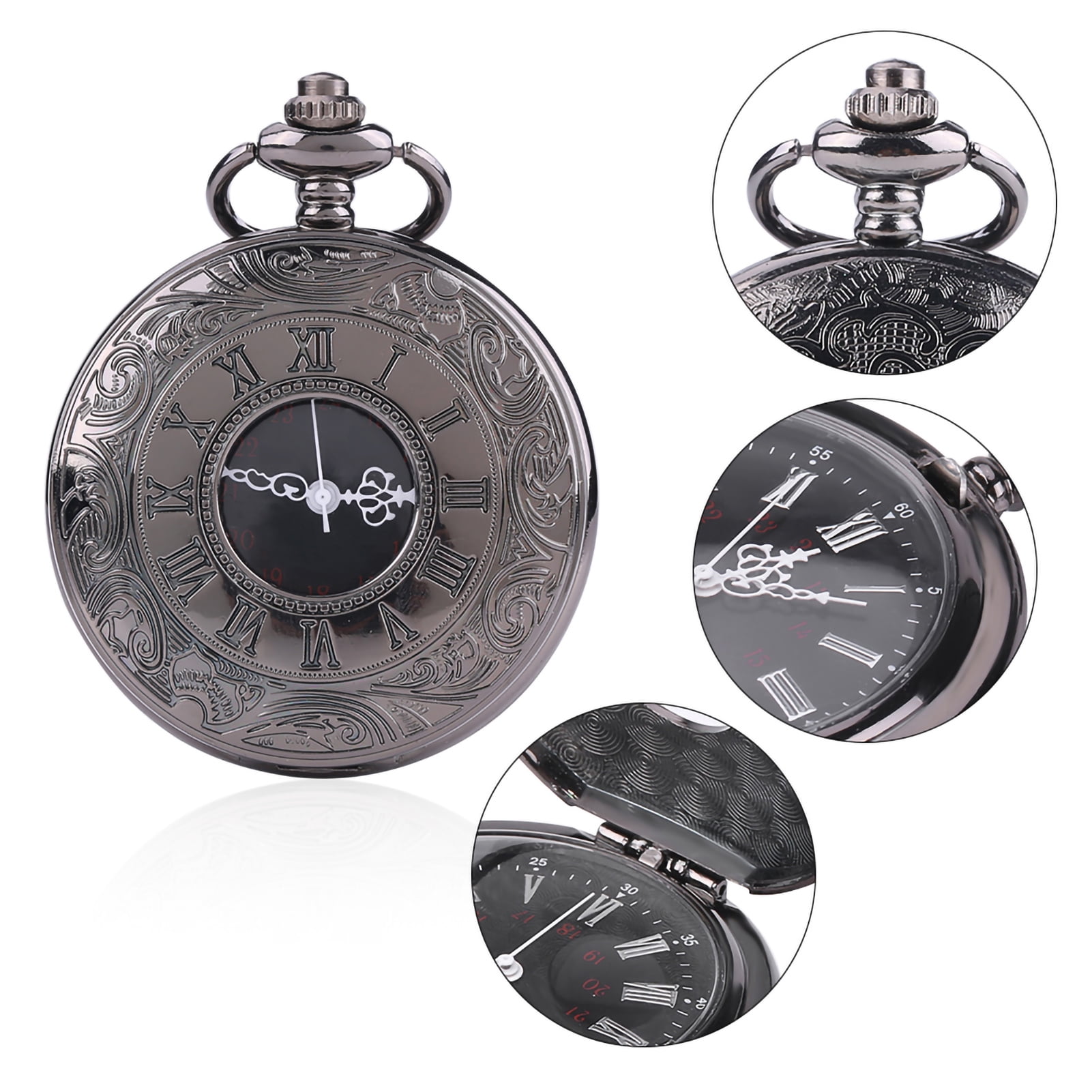 Mgaxyff Pocket Watch Classical Pocket Watch Classical Quartz Analog ...
