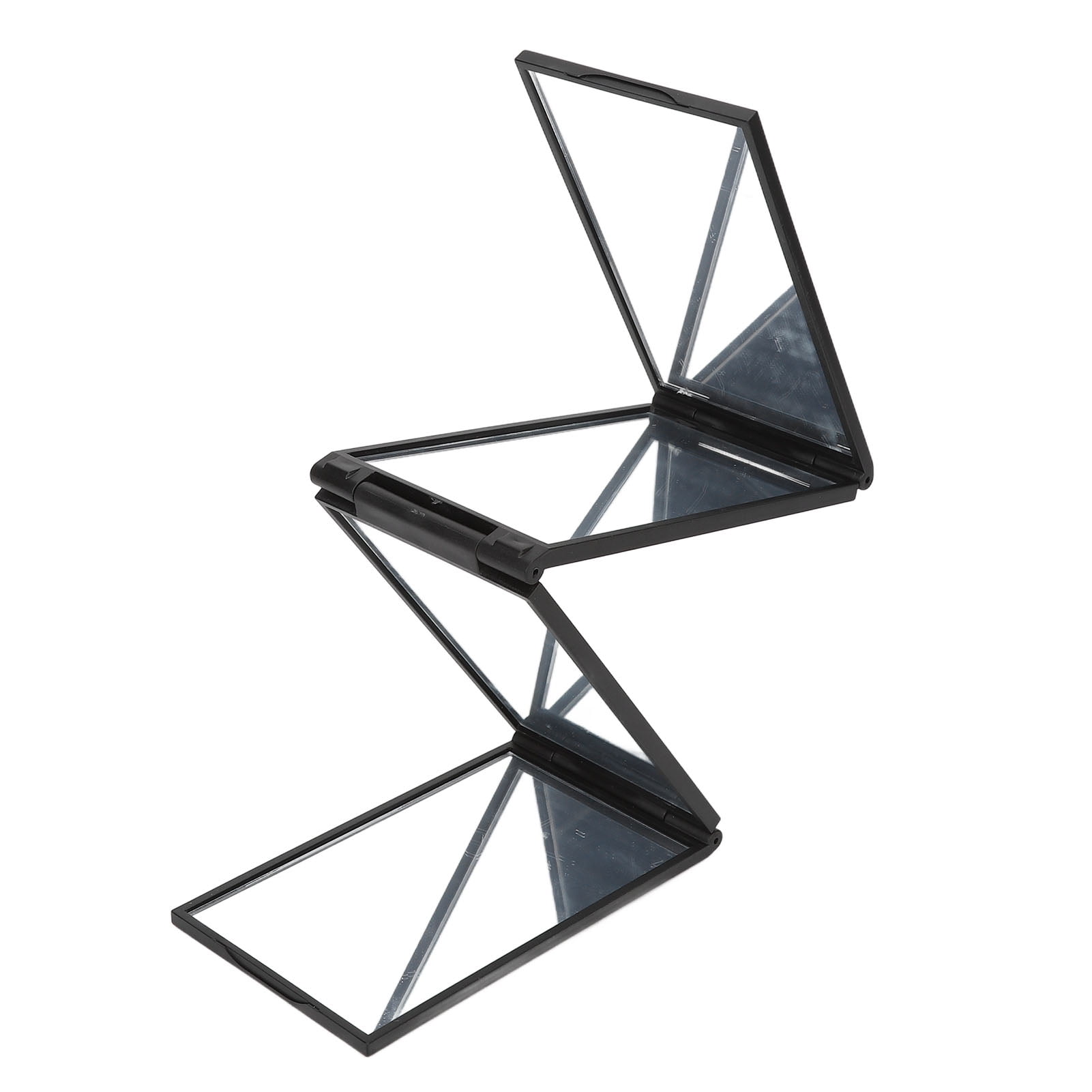 Mgaxyff Portable Folding Mirror, 4 Way Mirror 360 Degree Handheld ...