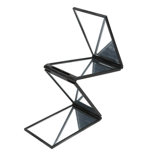 Mgaxyff Portable Folding Mirror, 4 Way Mirror 360 Degree Handheld ...