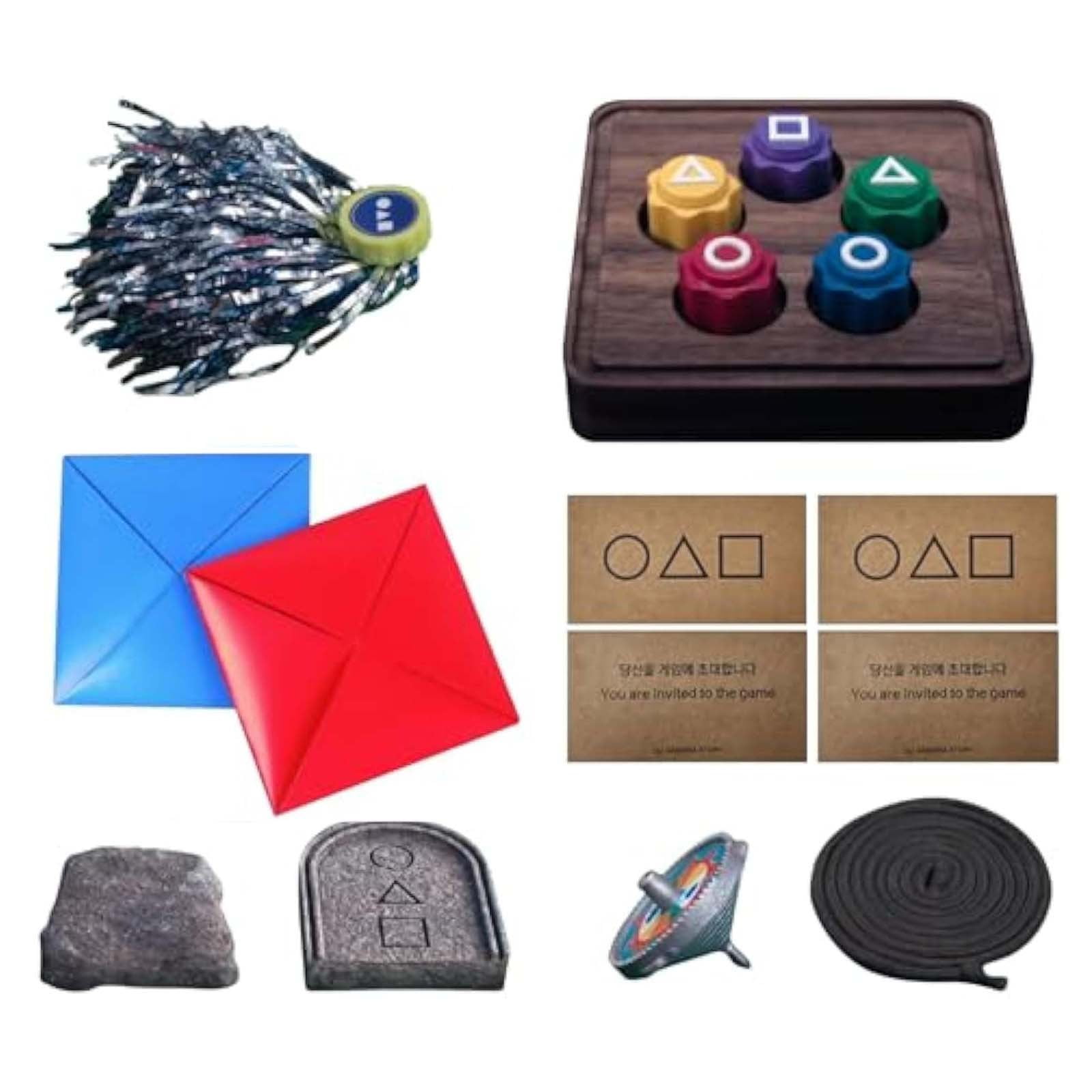 Mgcok Korean Folk Game Set (Korean Traditional Play Game)- Jebi chagi ...