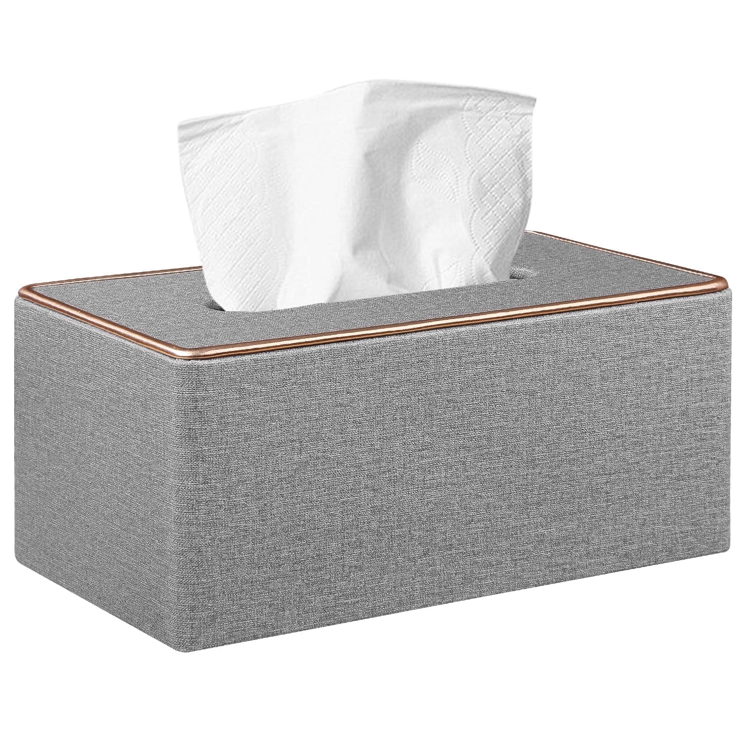 Mgkitch Tissue Box Cover Rectangle,Stylish PU Leather Tissue Cube Box ...