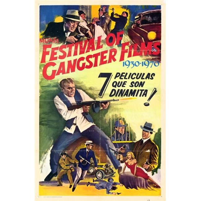 Mgms Festival of Gangster Films 1930 - 1970 Movie Poster - Walmart.com