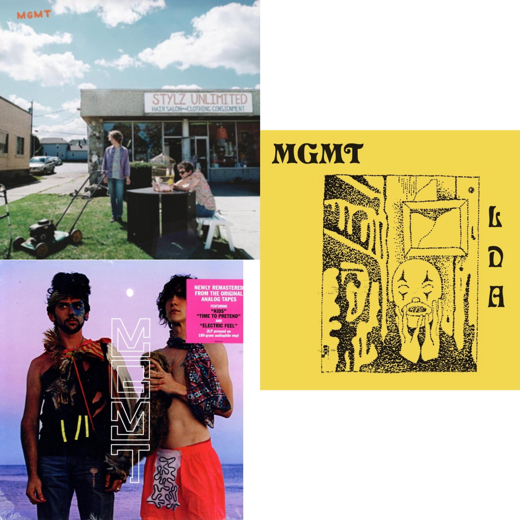 Mgmt (180G/Dl Card) & Oracular Spectacular (180G) & Little Dark Age (X ...