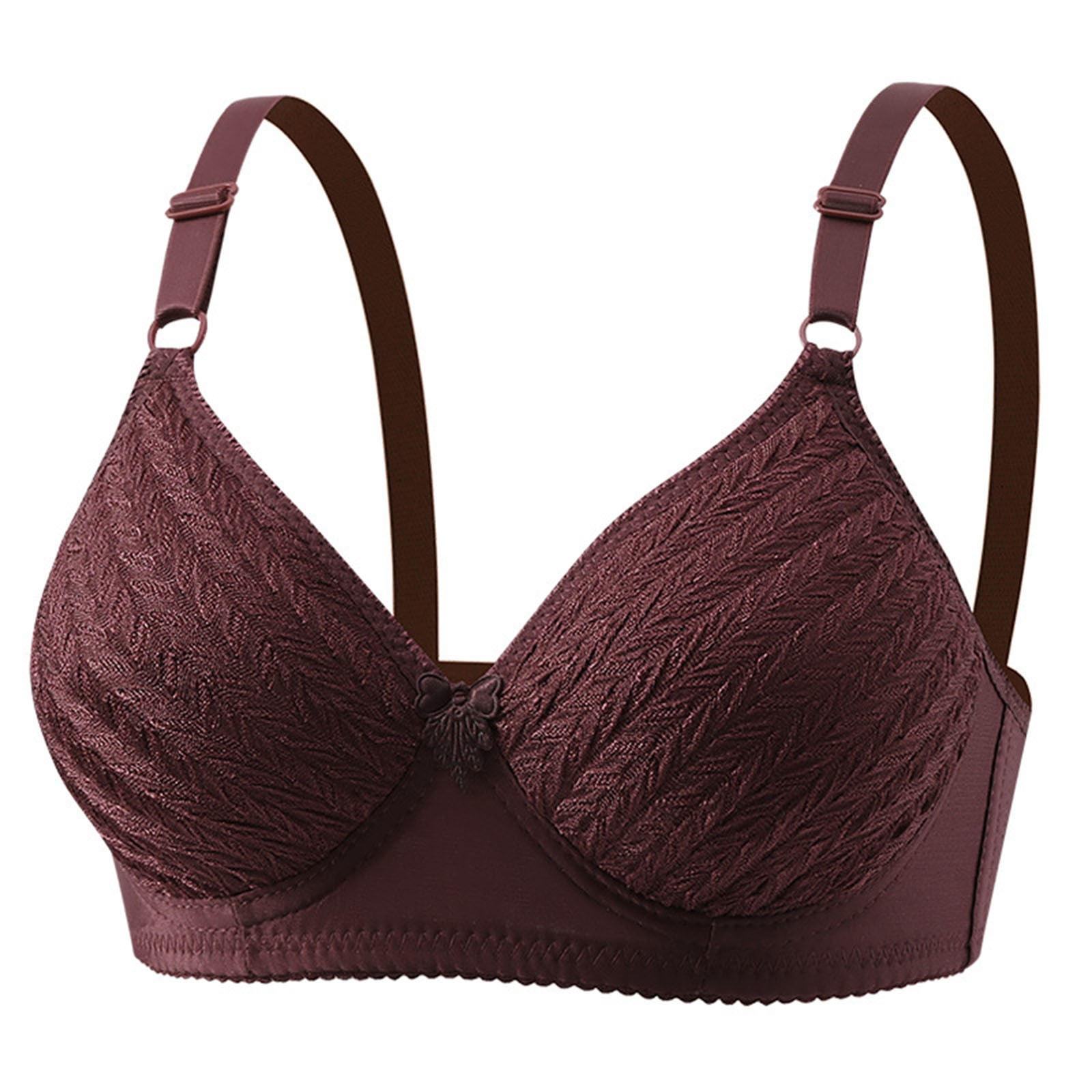 Mgmyaa Bras for Women Embroidery Back Buckle Thin Style Ventilate Bra ...