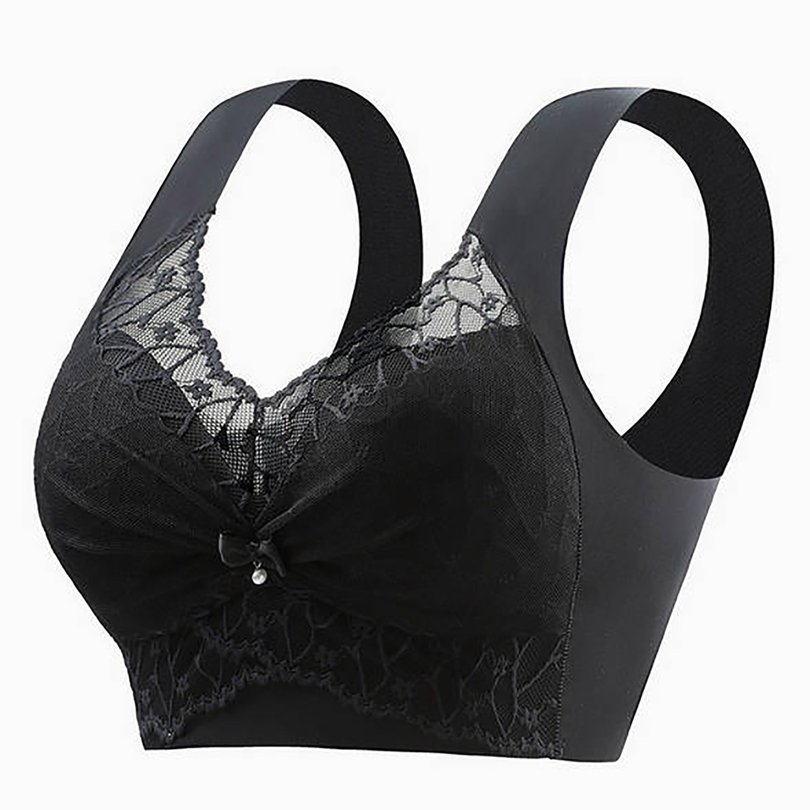 Mgmyaa Bras for Women French Lace Seamless Backless Camisole Strapless ...