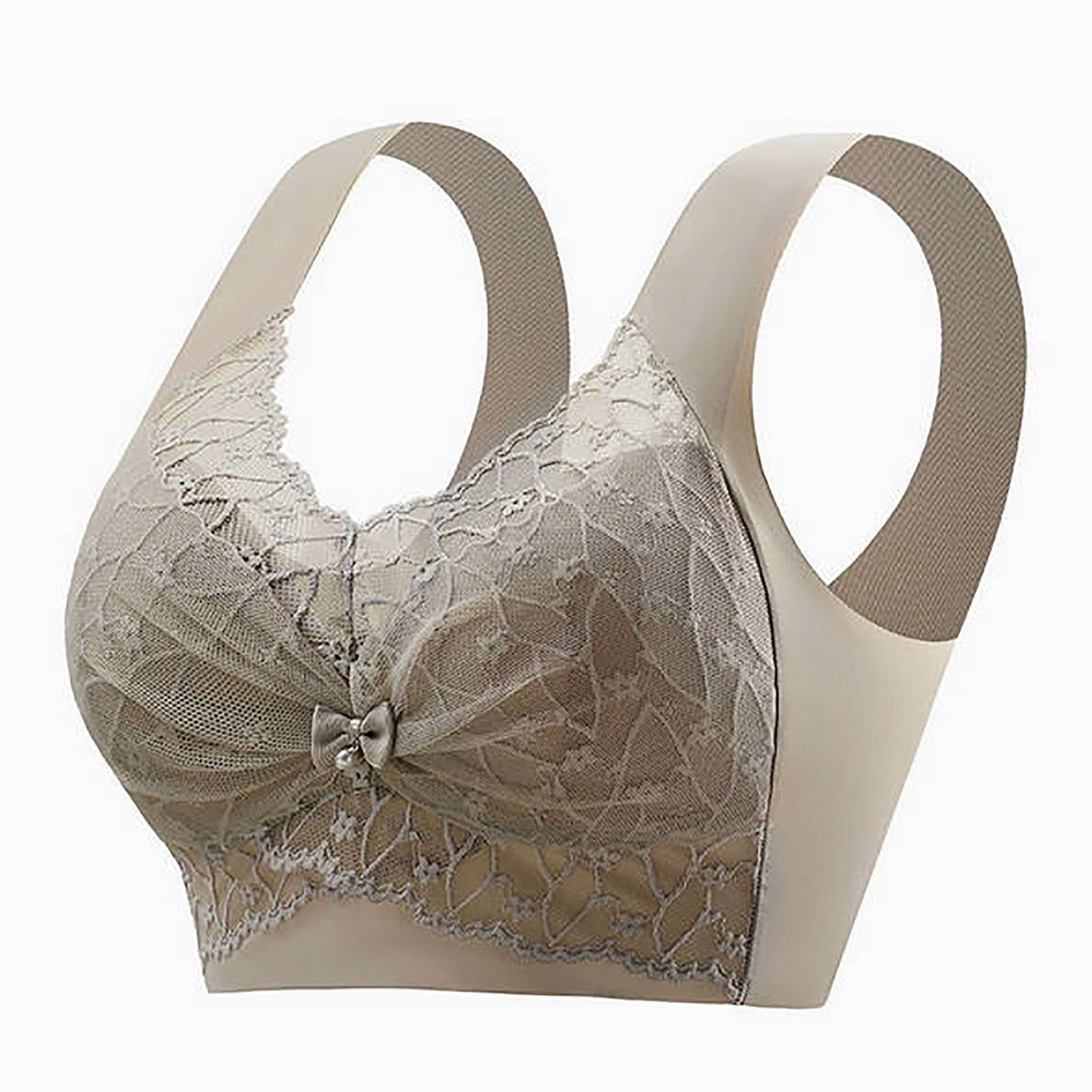 Mgmyaa Bras for Women French Lace Seamless Backless Camisole Strapless ...