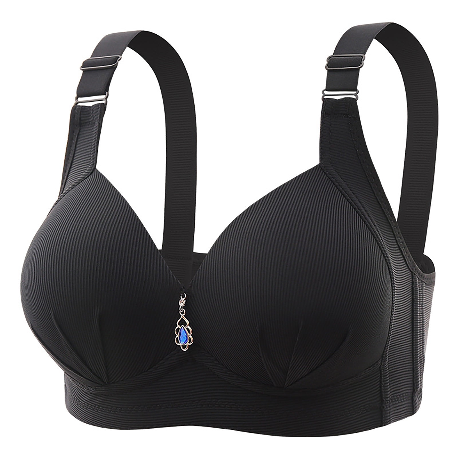Mgmyaa Bras for Women Plus Size Bra Cover Beautiful Back Gathered ...