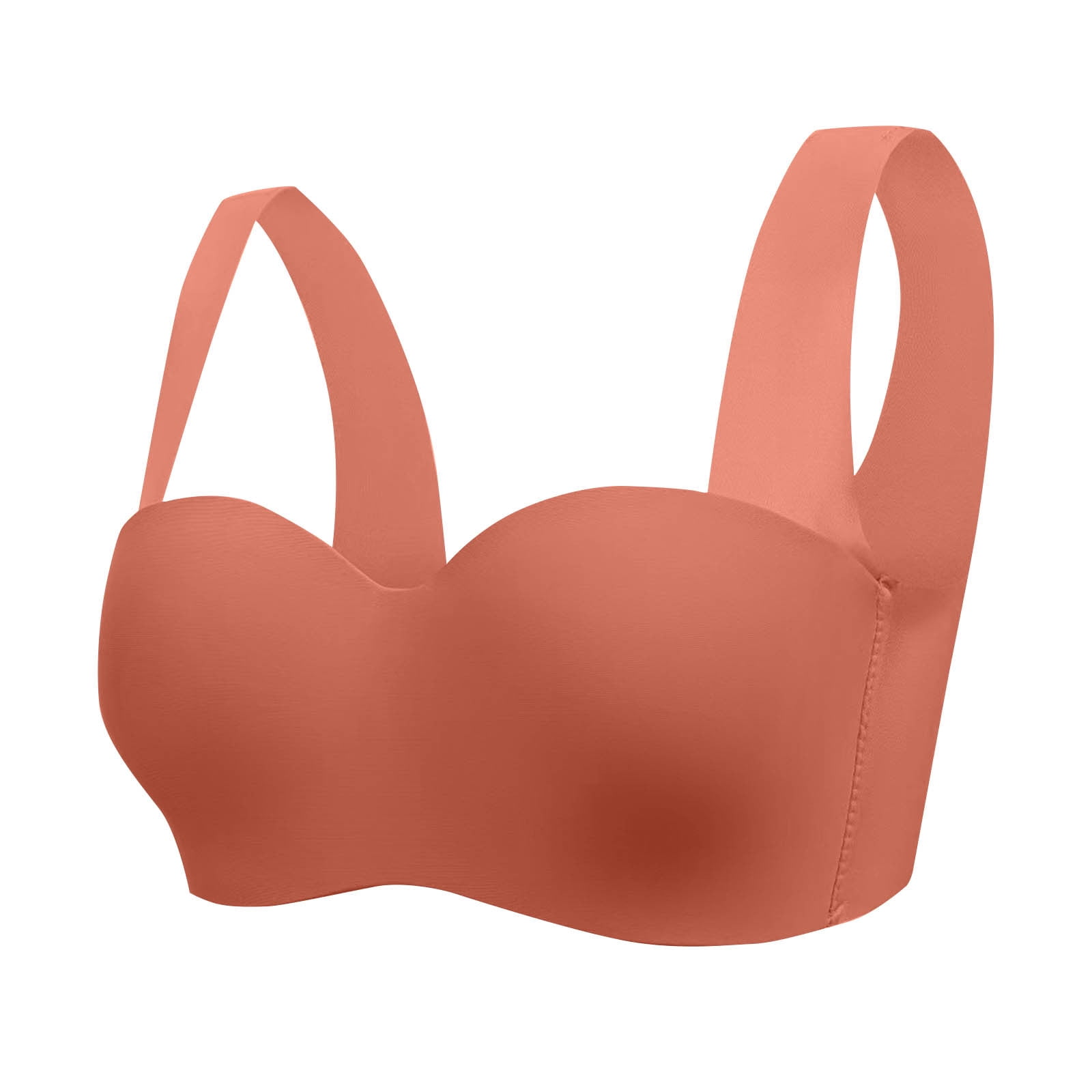 Mgmyaa Bras for Women Solid Color Thin Style Ventilate Back Buckle Bra ...