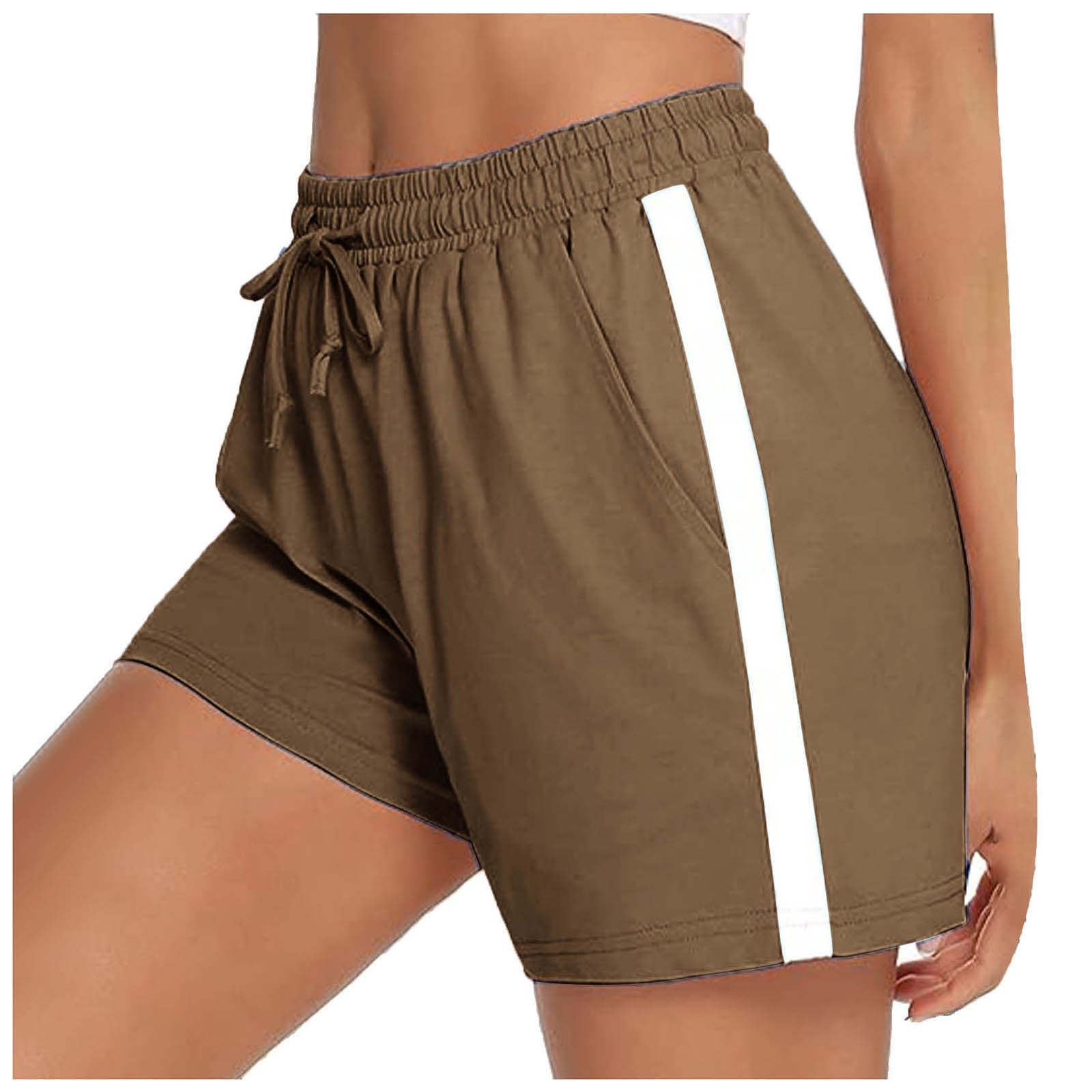 Mgmyaa High Waisted Dolphin Running Shorts for Womens Gym Workout ...