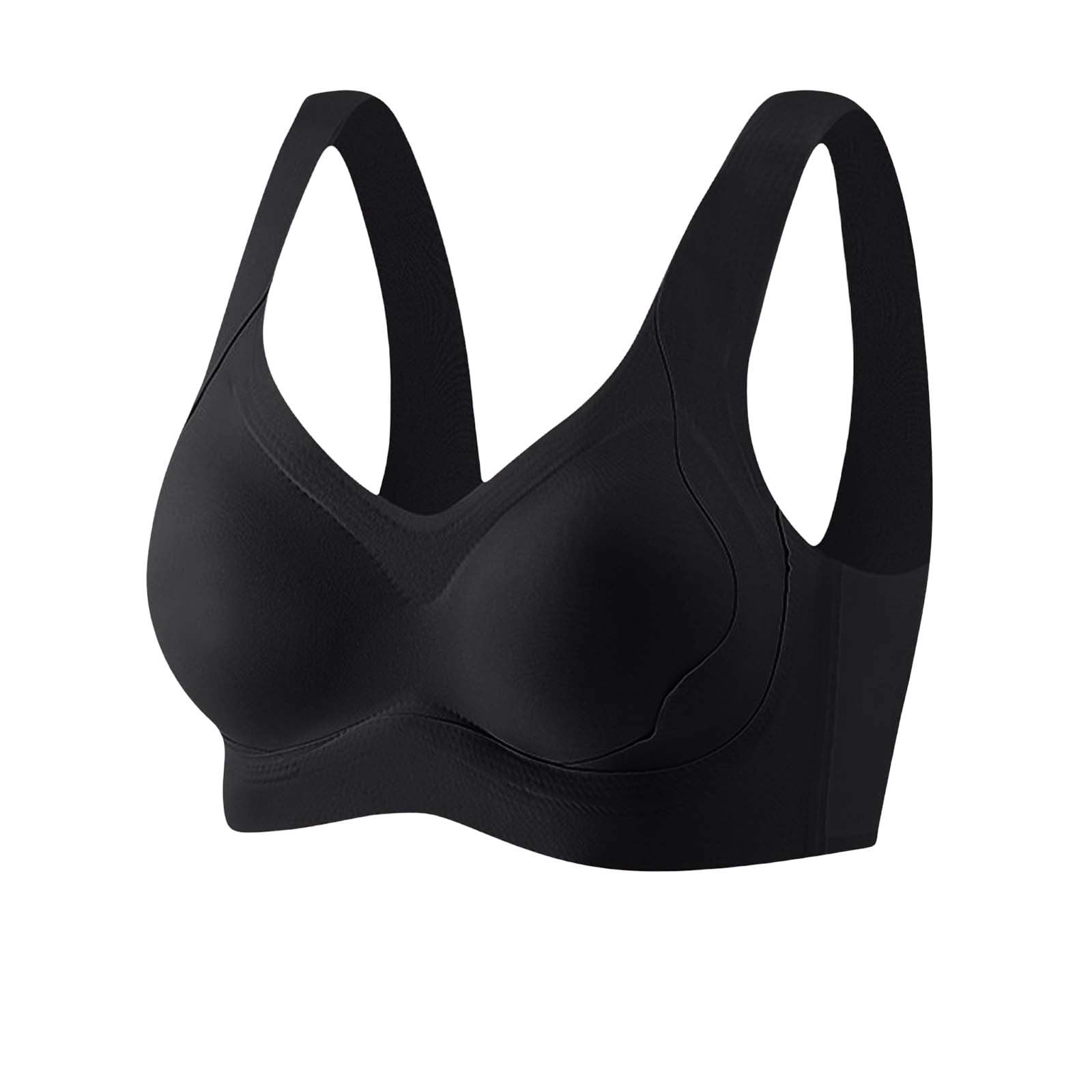 Mgmyaa Jelly Bra Seamless T Shirt Bra Wireless Push Up Soft Breathable ...