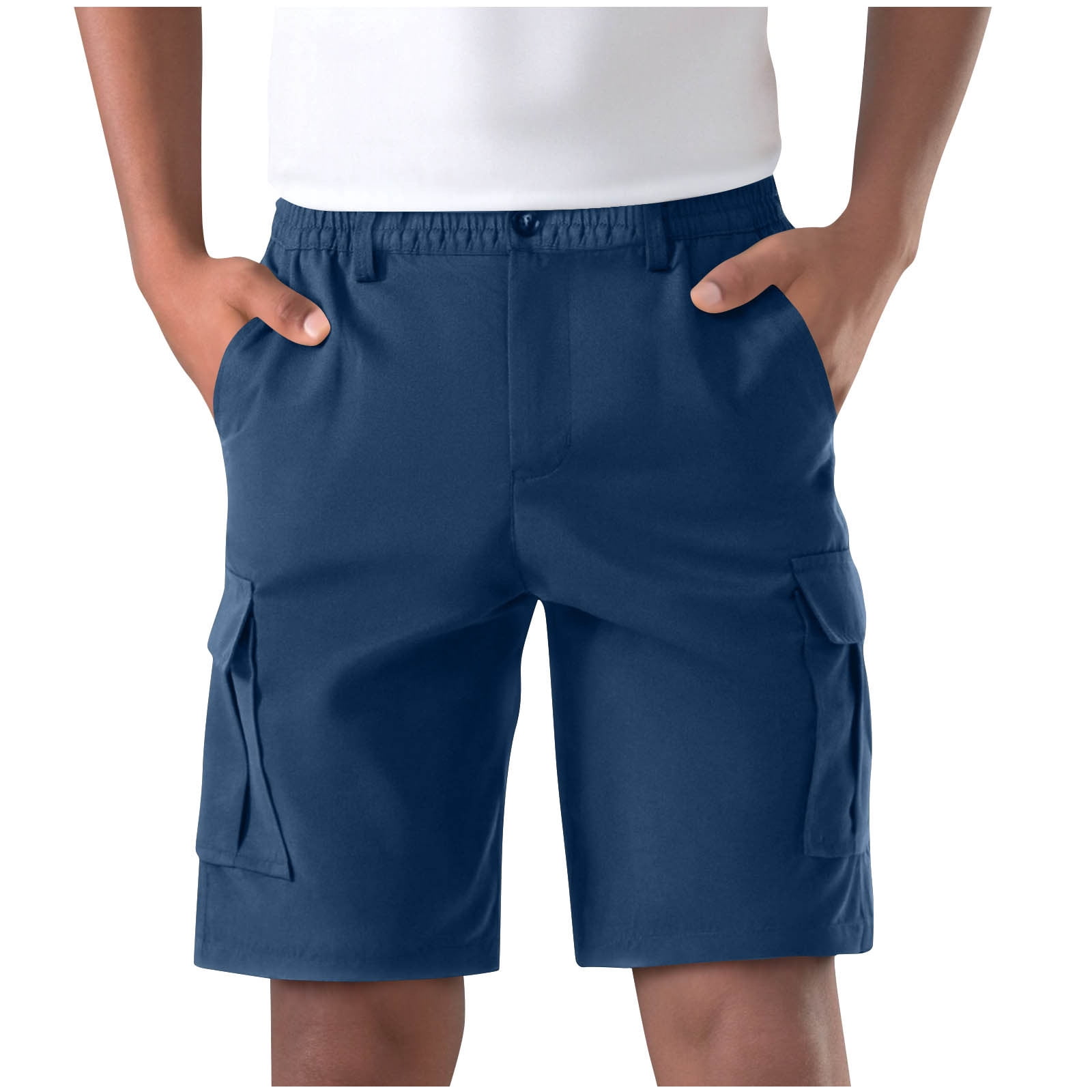 Mgmyaa Men's Cargo Work Shorts Outdoor Utility Pocket Shorts with Belt ...
