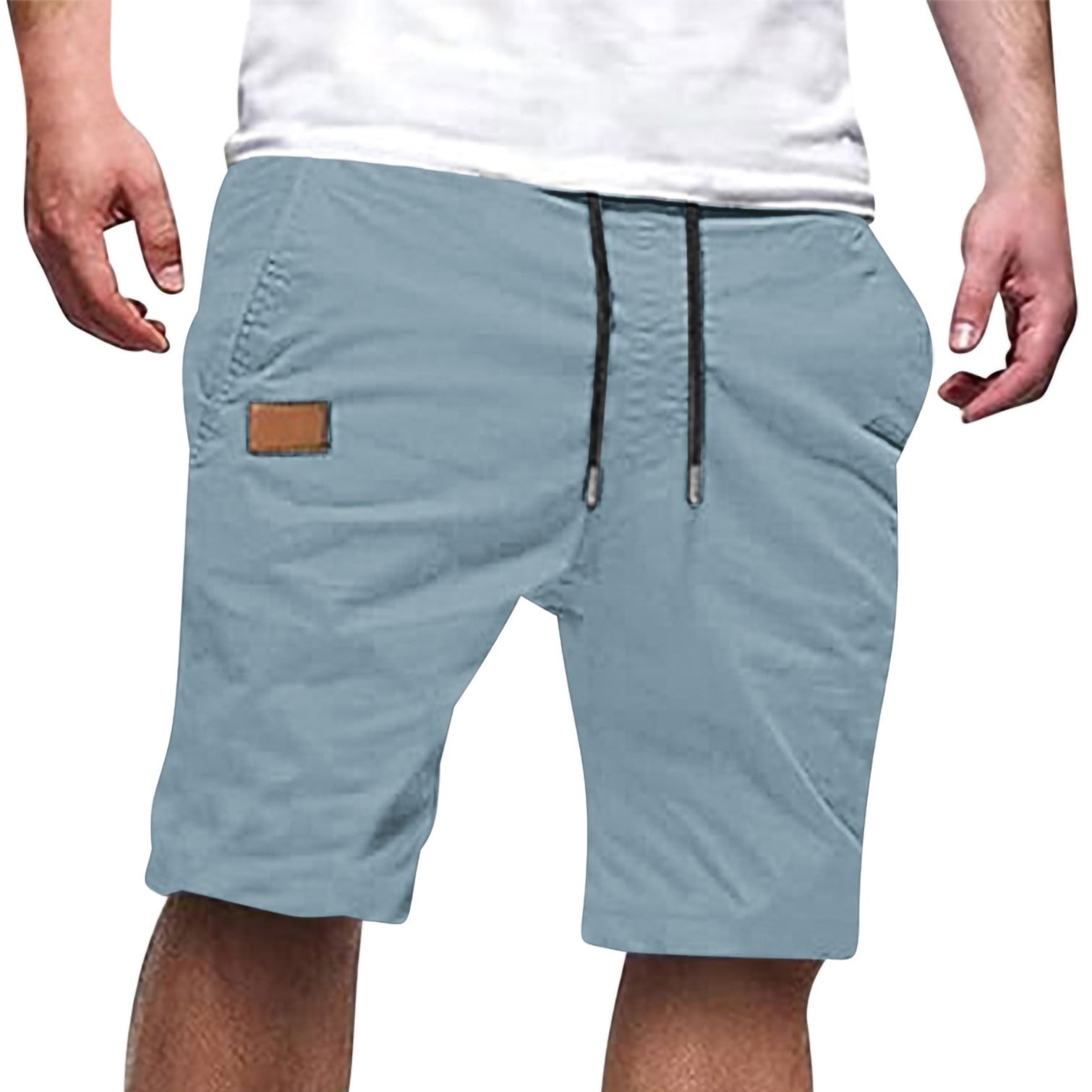 Mgmyaa Mens Casual Cargo Shorts Drawstring Classic Sport Cargo Stretch ...