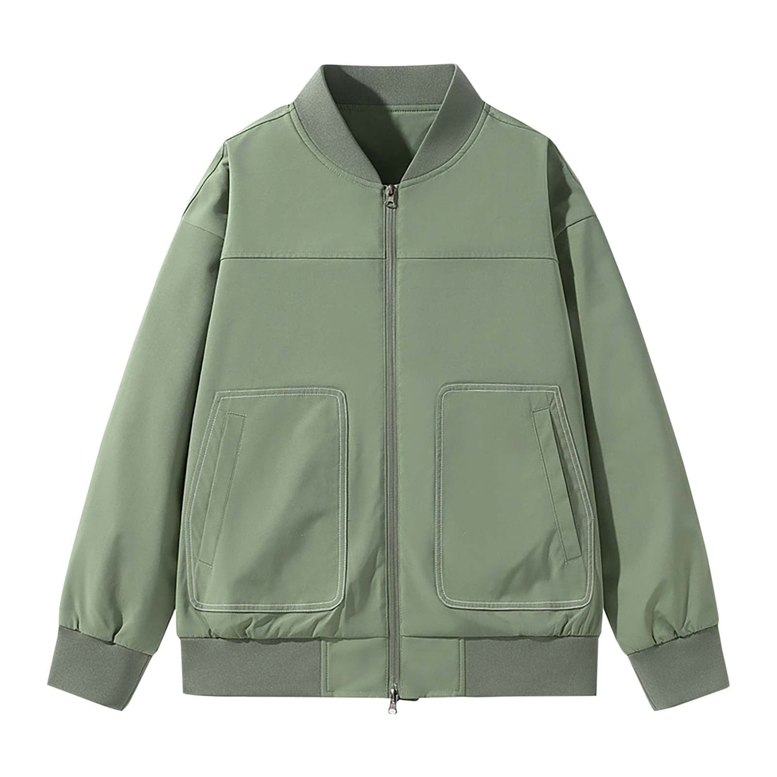 Mgmyaa Mens Hooded Work Utility Jacket with Cargo Pockets Waterproof ...