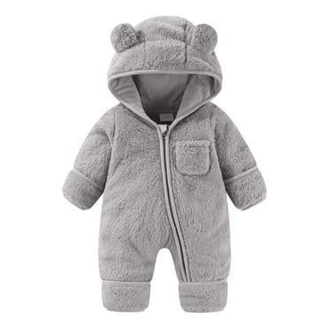 Tiweut Rompers for Boys Newborn Baby Long Sleeve Hooded Panda Outfit ...