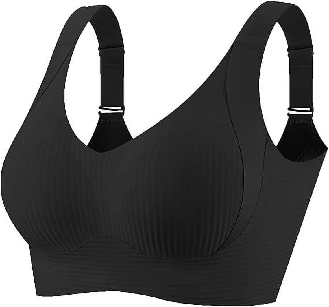 Mgmyaa Sports Bra for Womens Underarm-smoothing with Seamless Stretch ...