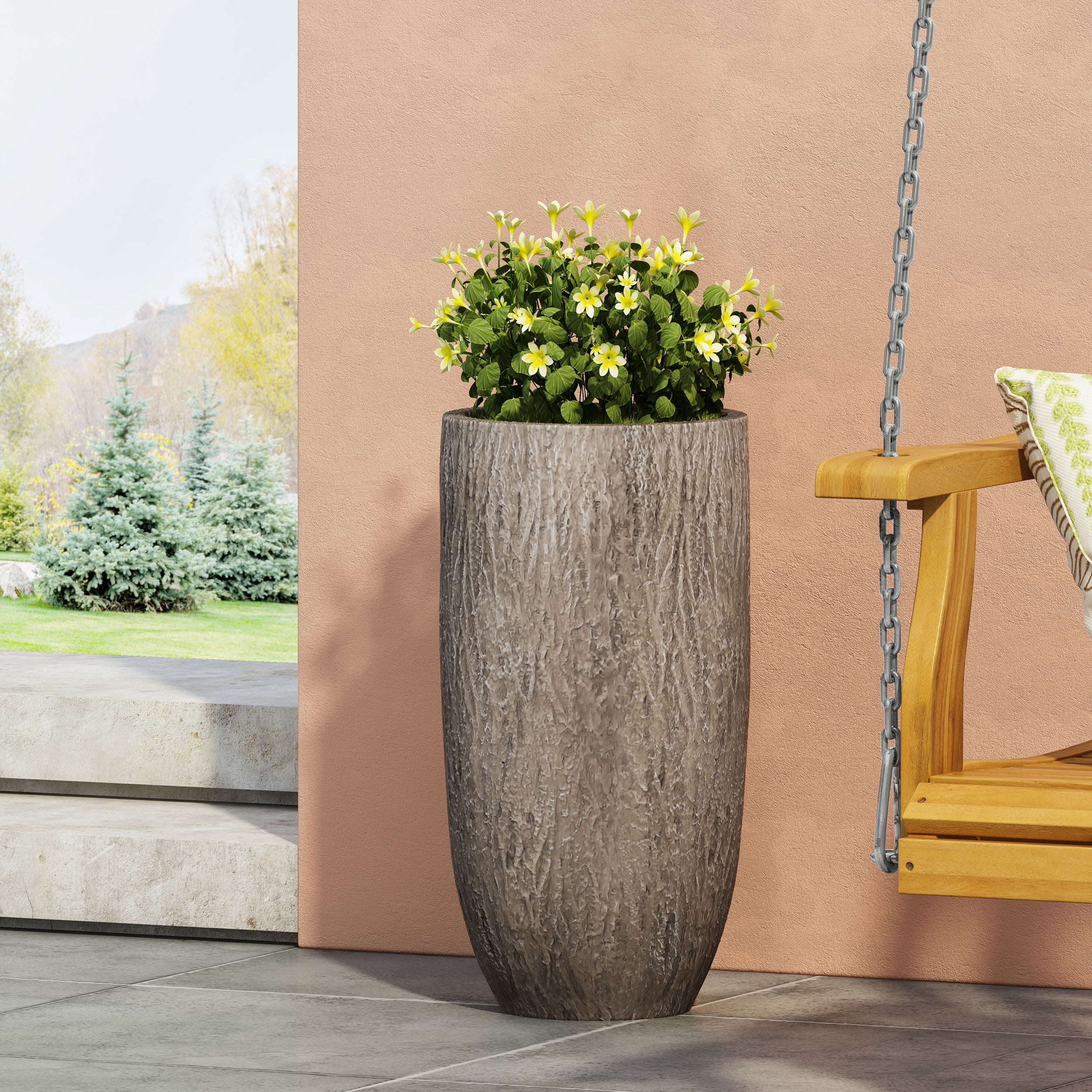 Mgo Planter,Wood Magnesium Oxide Garden Outdoor Garden Supplies Garden ...