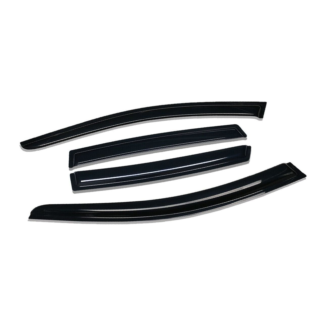 Mgpro 4pcs Sun Rain Wind Deflectors Door Window Visors Outside Mount ...