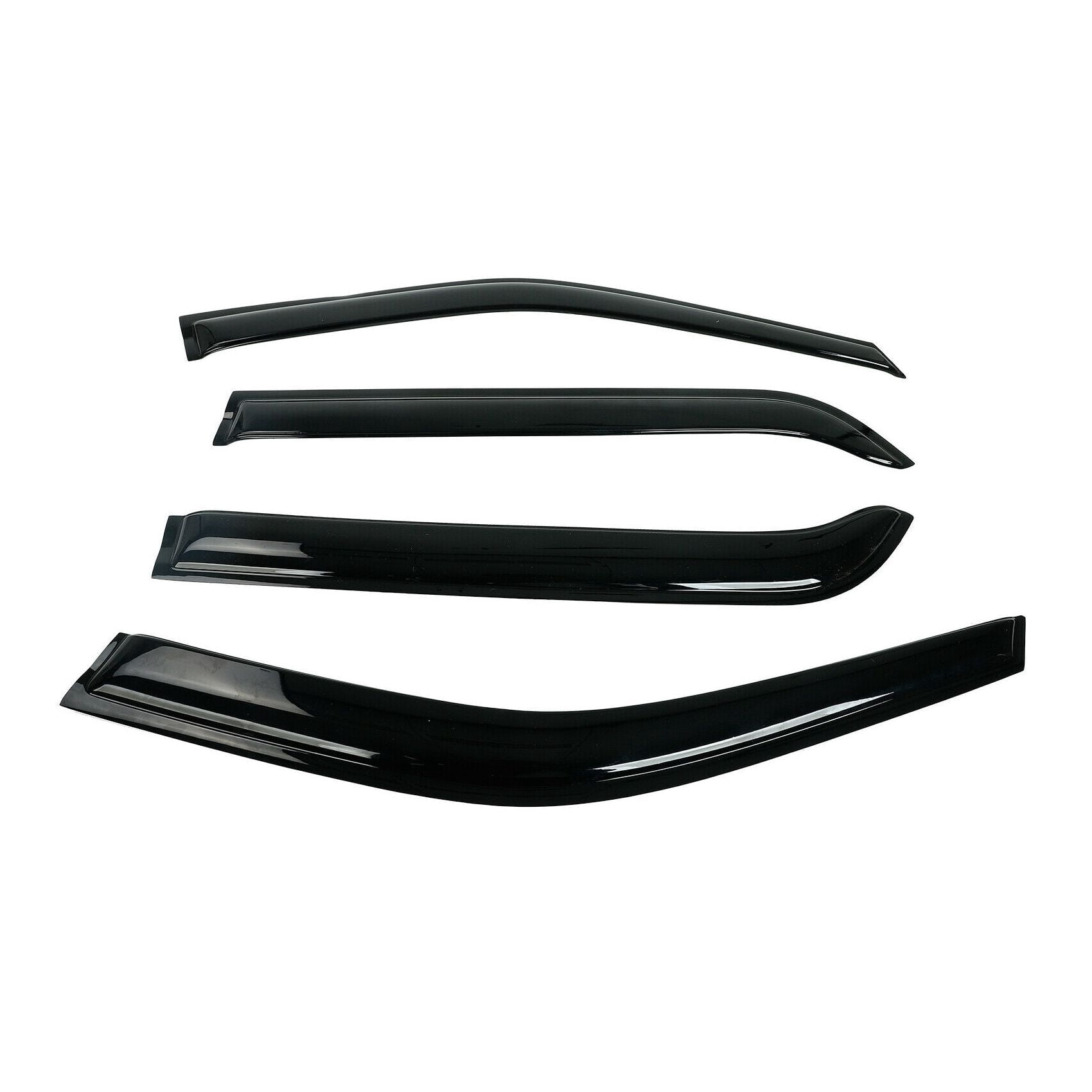 Mgpro 4pcs Sun Rain Wind Deflectors Door Window Visors Outside Mount ...
