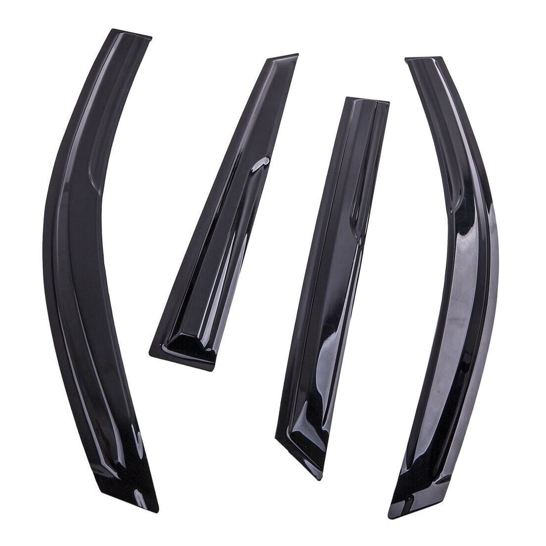 Mgpro 4pcs Sun Rain Wind Deflectors Door Window Visors Outside Mount ...