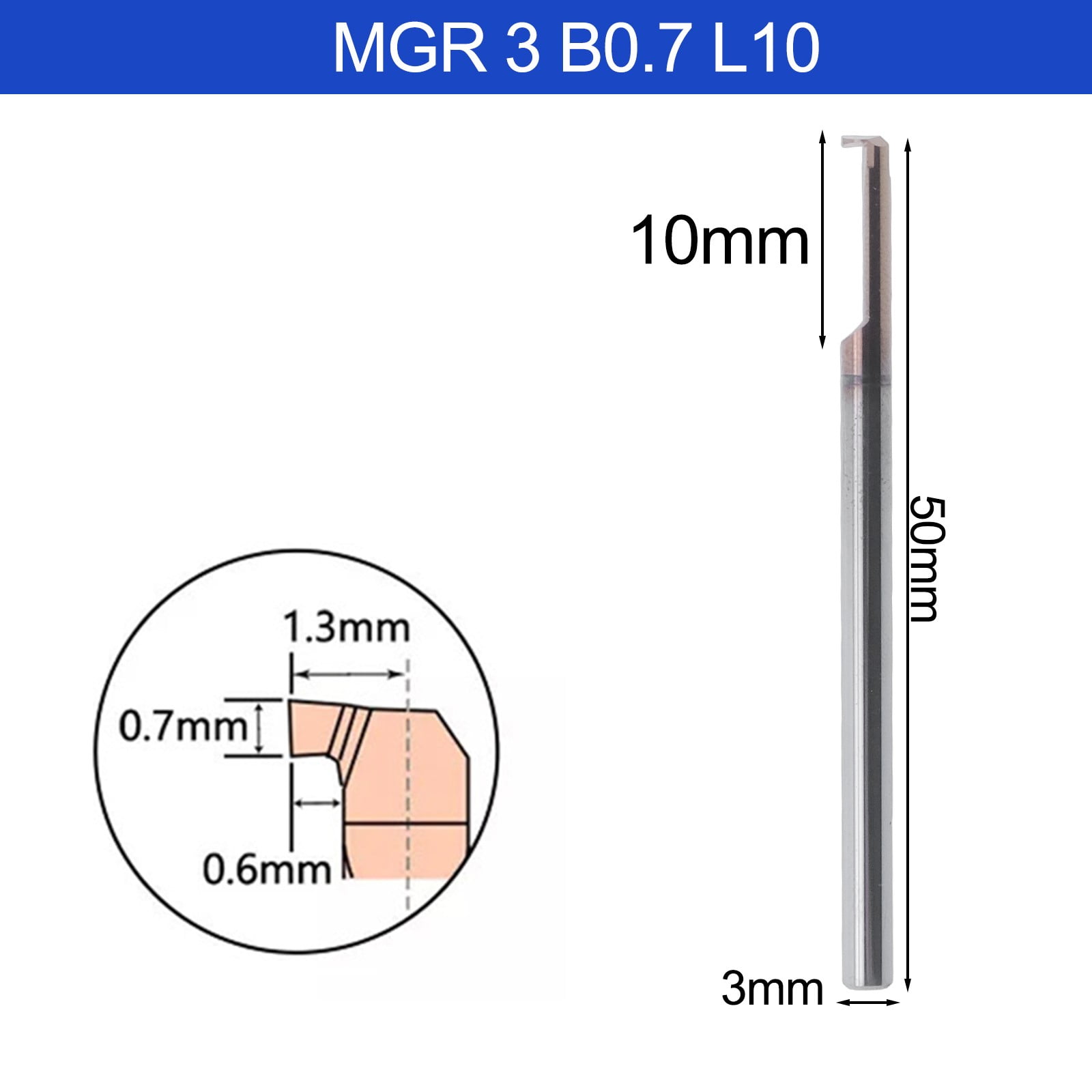 Mgr Integral Internal Boring Cutter Tools Cnc Carbide Boring Cutter Groove New Mgr 3B0.7 L10 ...