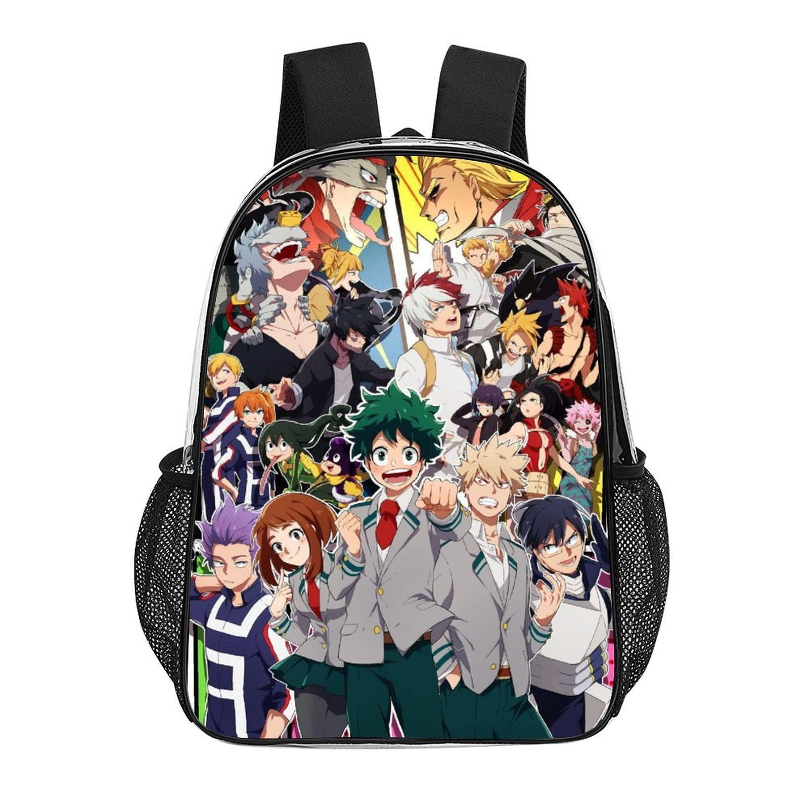 Mha Boku No Hero Academia Clear Backpack Transparent Bag 17 Inch Large ...