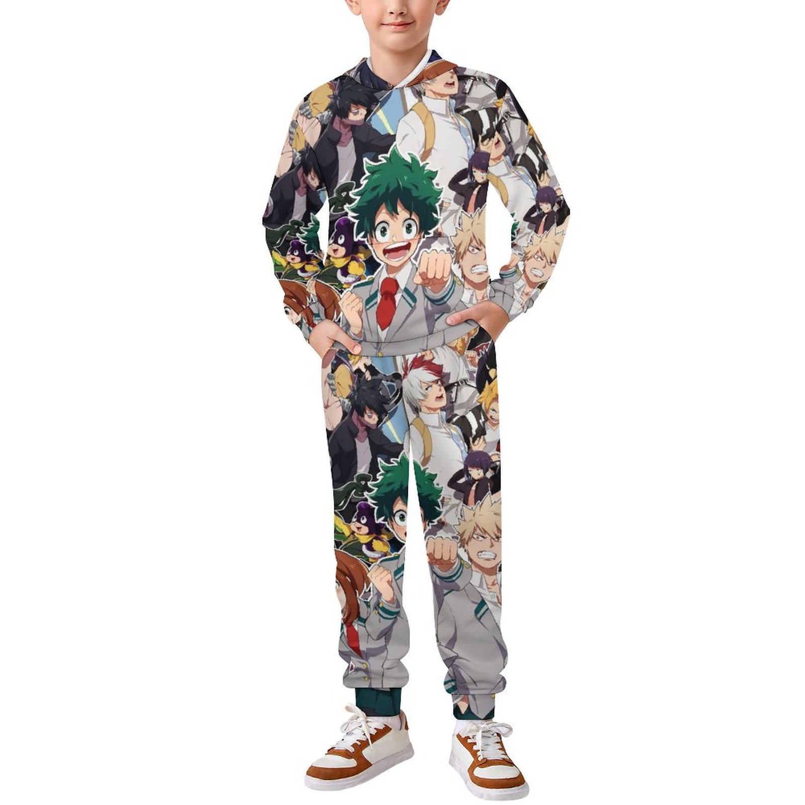 Mha Boku No Hero Academia Kid's Sweatshirt Sweatpant Set 2 Pcs ...