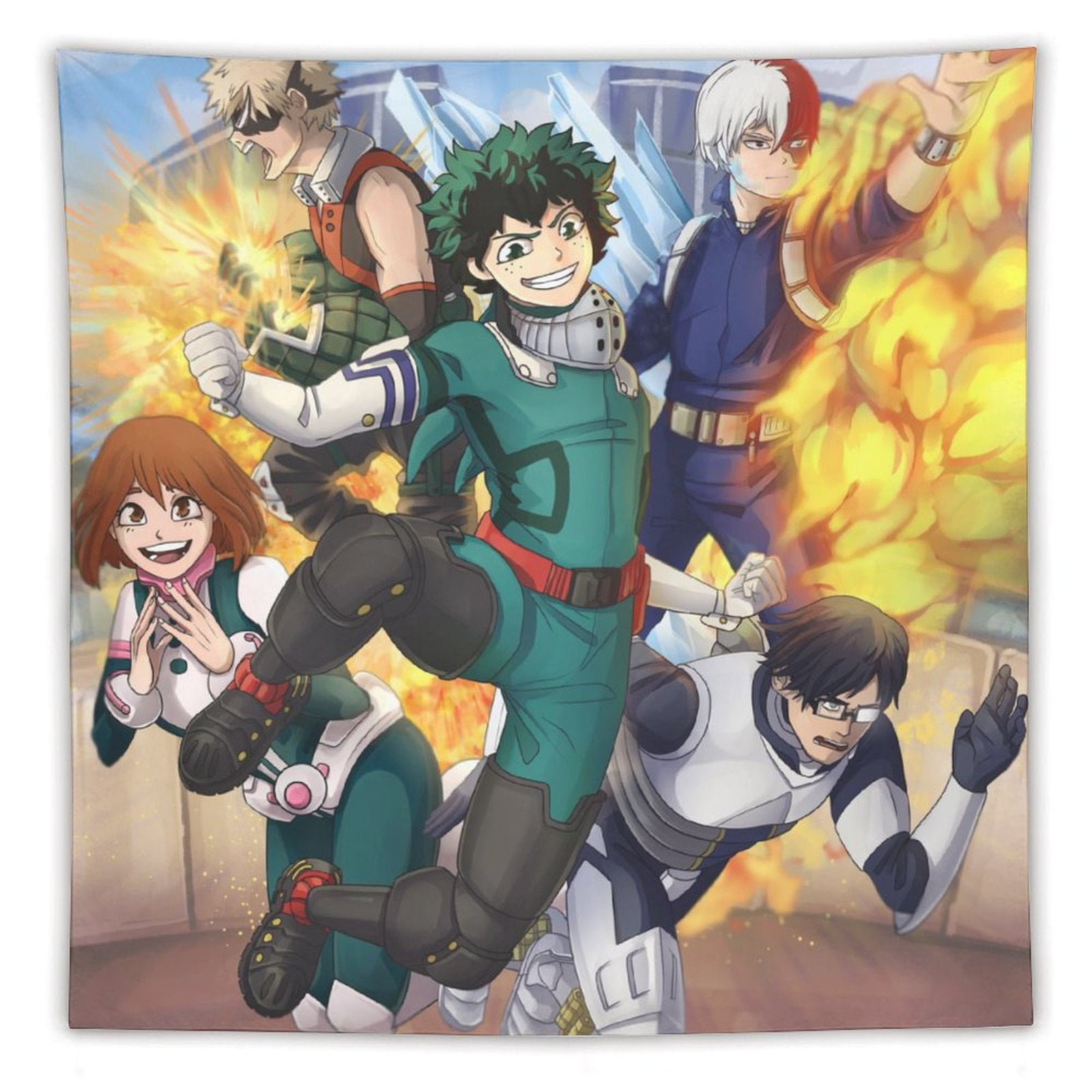 Mha Boku No Hero Tapestry Luxury Wall Hanging Tapestries Decoration For ...