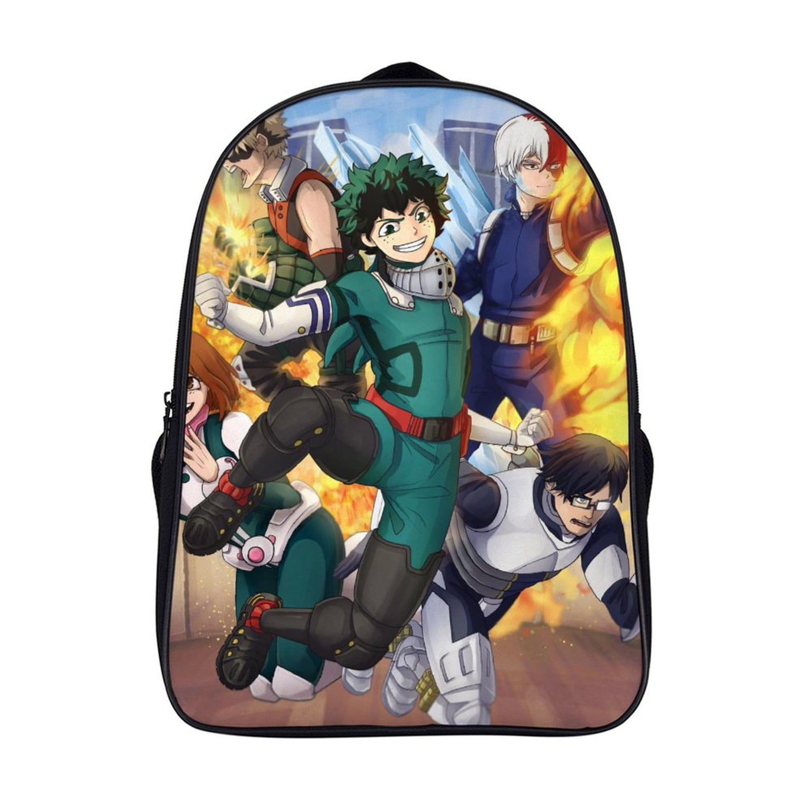Mha Boku No Hero Unisex Backpack Schoolbag Bookbag 2 Compartment ...