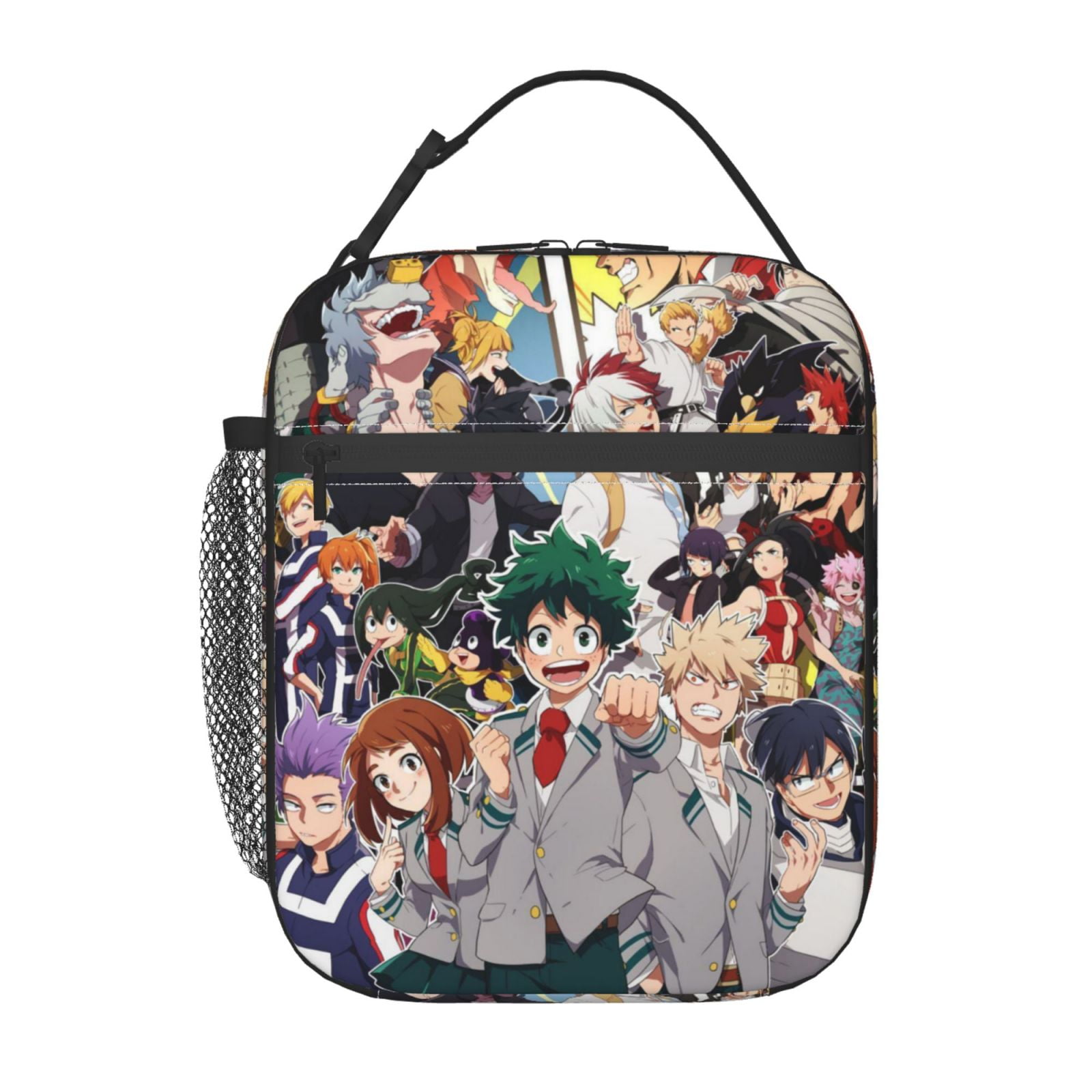 Mha Boku no Hero Academia Lunch Bag Portable Insulated Tote Bento Bag ...