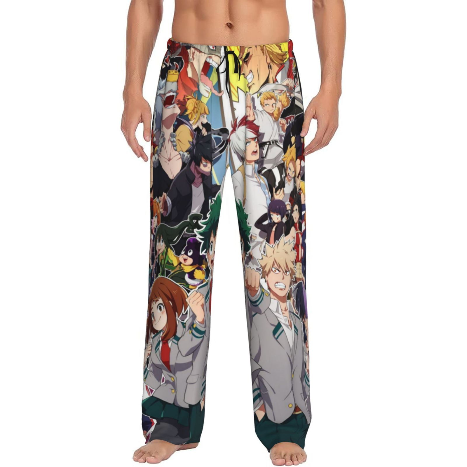 Mha Boku no Hero Academia Men's Pajama Pants With Pockets Lounge ...