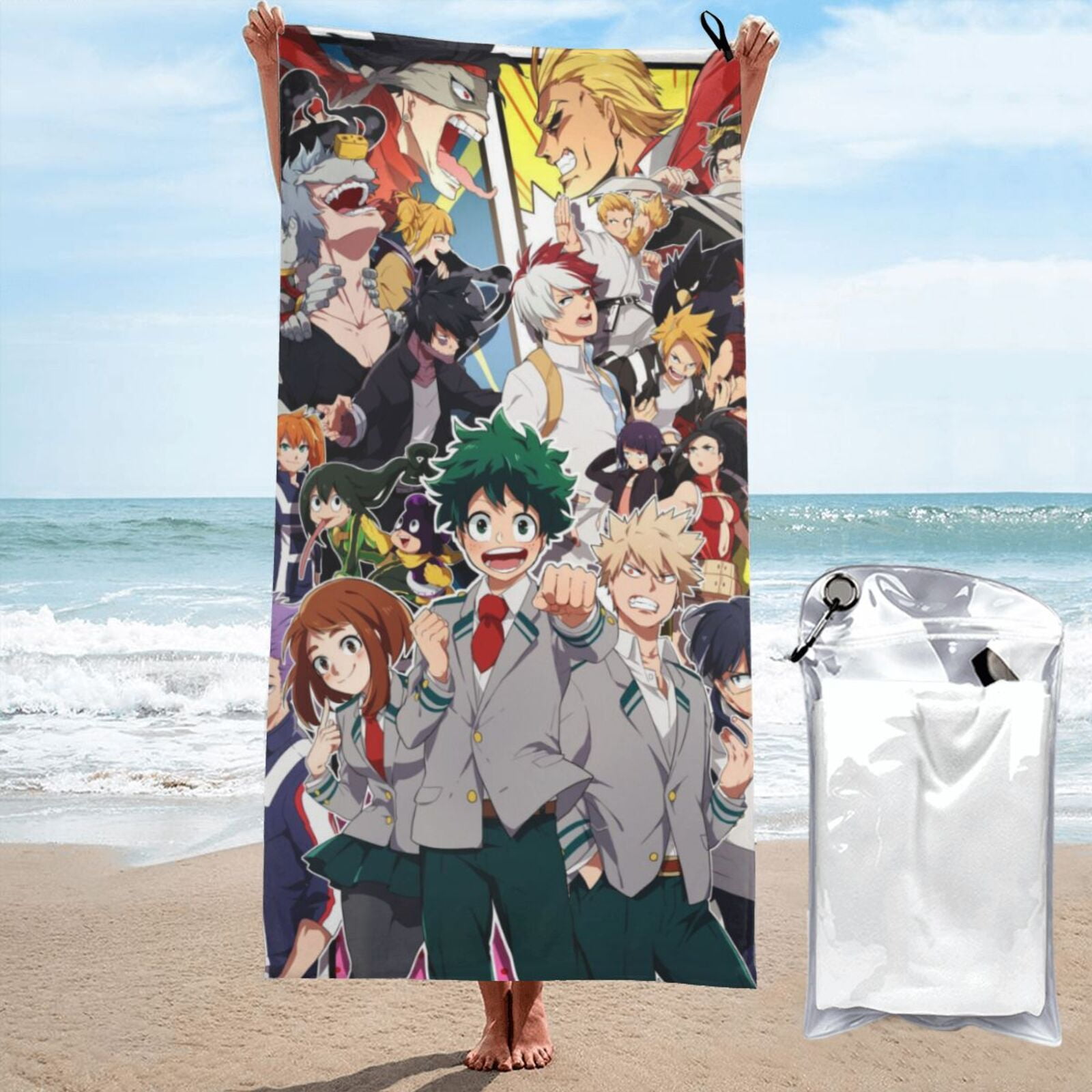 Mha Boku no Hero Academia Quick Dry Bath Towel Lightweight Soft ...