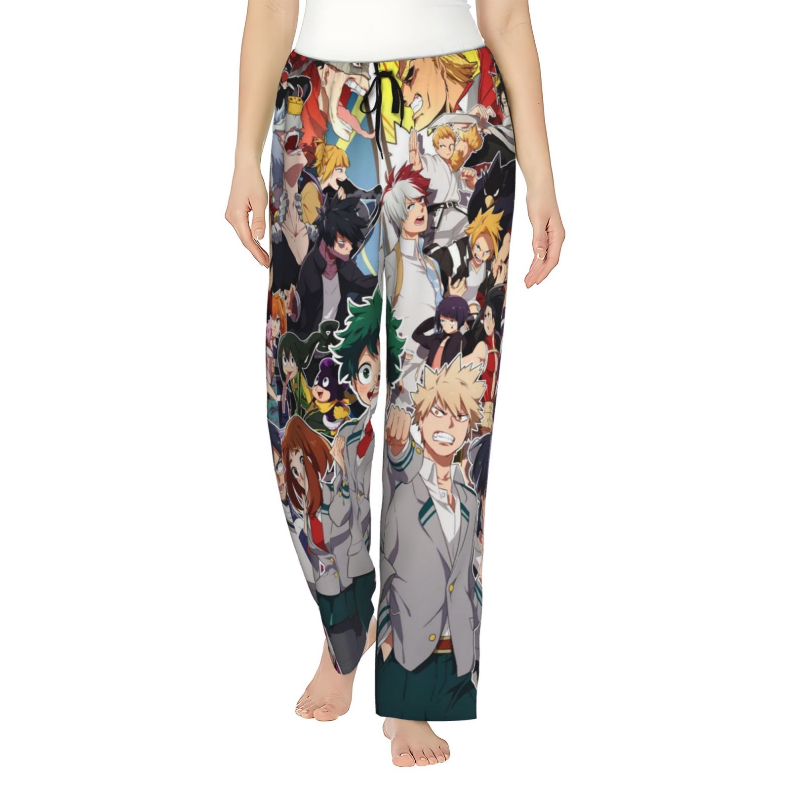 Mha Boku no Hero Academia Women's Pajama Pants With Pockets Lounge ...
