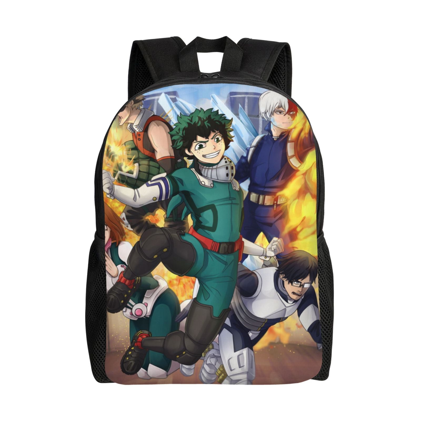Mha Boku no Hero Backpack Lightweight Unisex Basic Daypack Bookbag ...