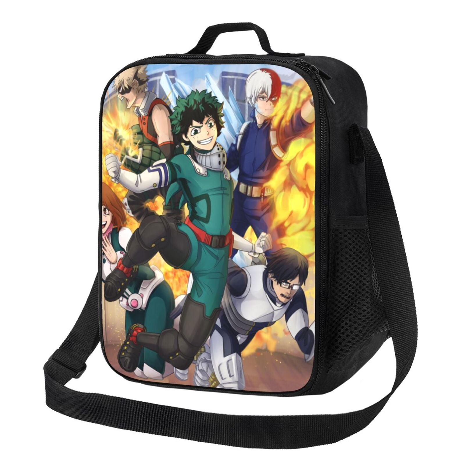 Mha Boku no Hero Insulated Lunch Bag Portable Thermal Lunchbag Reusable ...