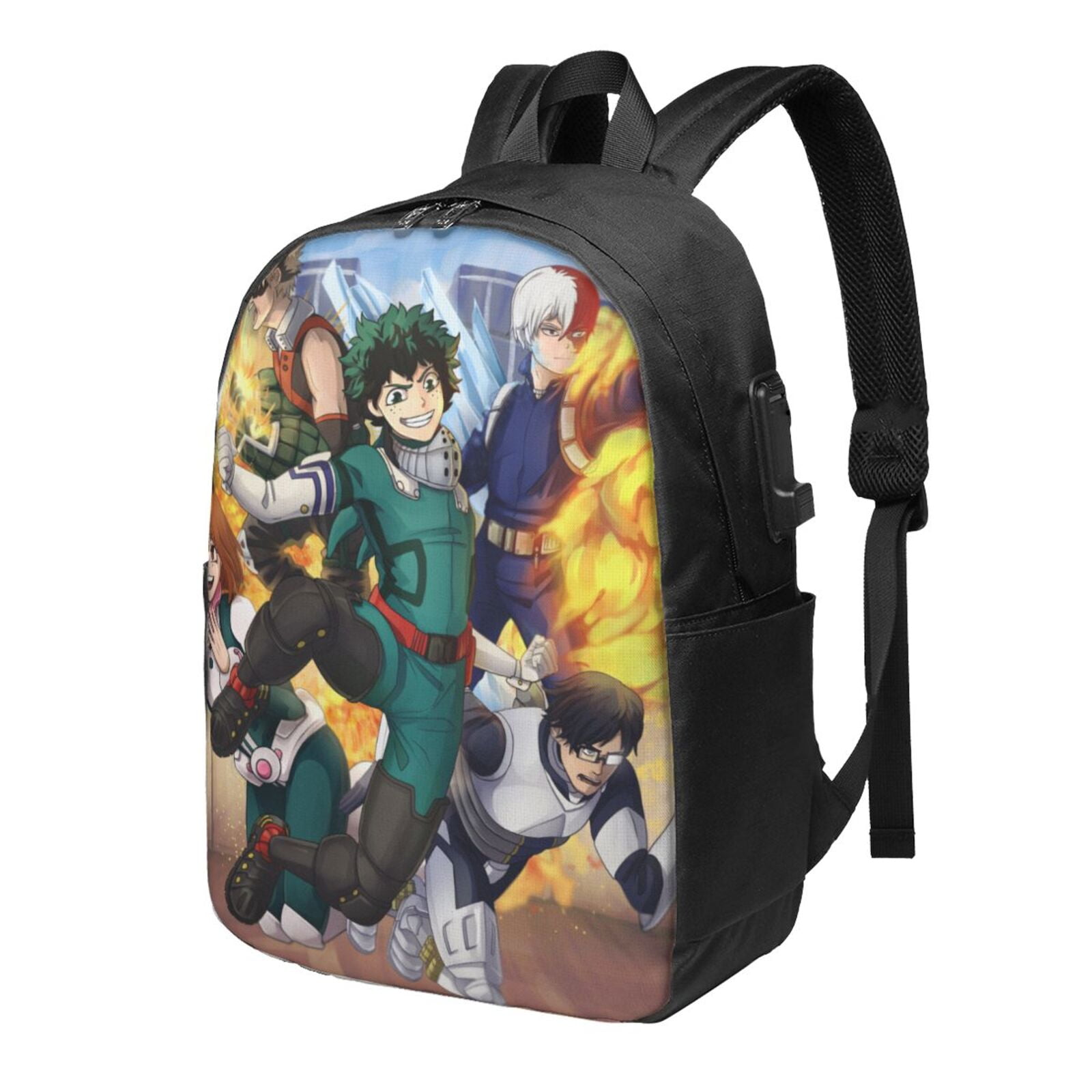 Mha Boku no Hero Laptop Backpack Daypack School Student Bookbag Satchel ...
