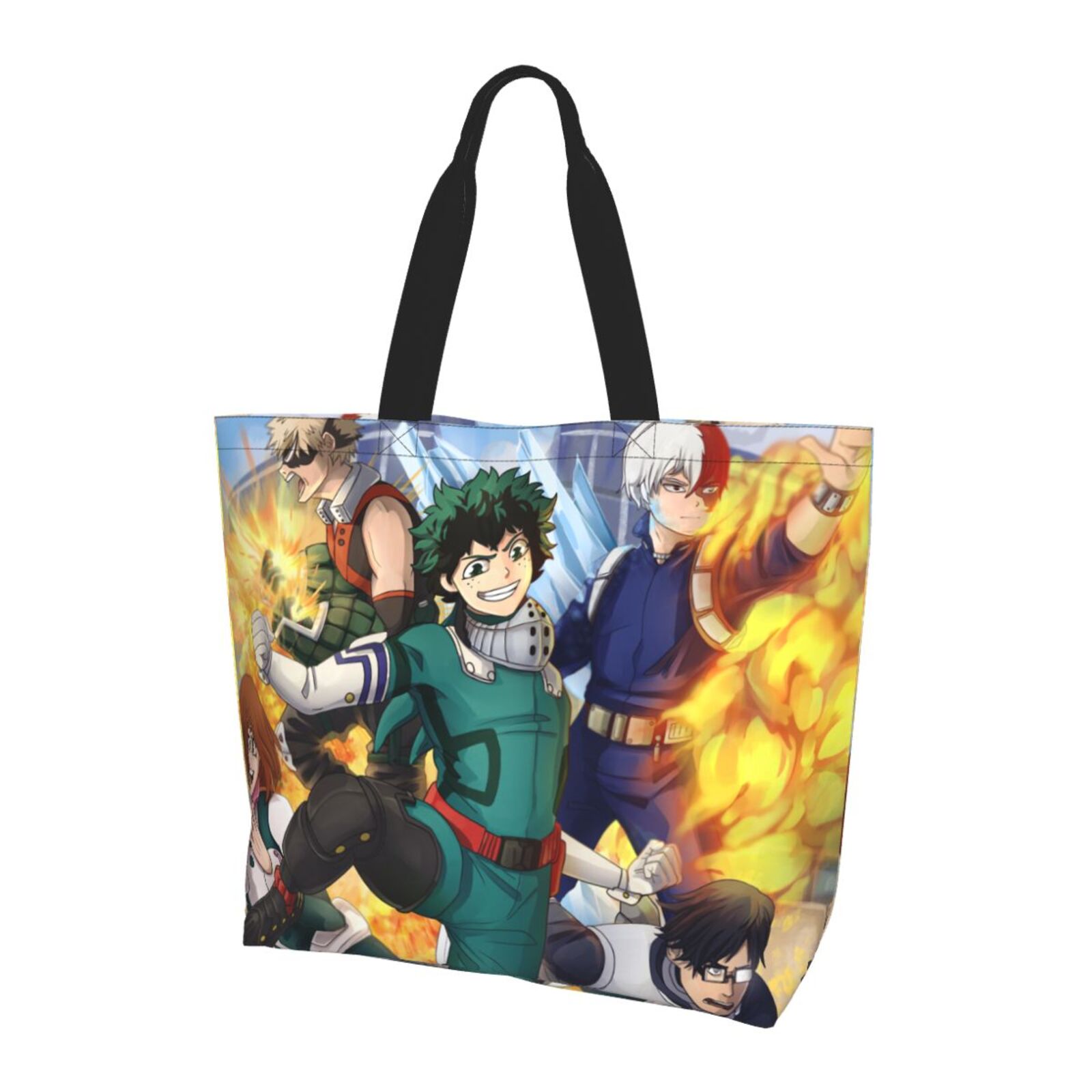 Mha Boku no Hero Tote Bags Reusable Women Shoulder Bag Grocery Bag ...