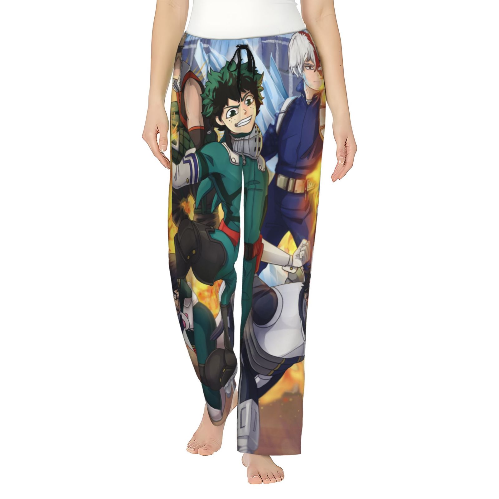 Mha Boku no Hero Women's Pajama Pants With Pockets Lounge Daily Novelty ...