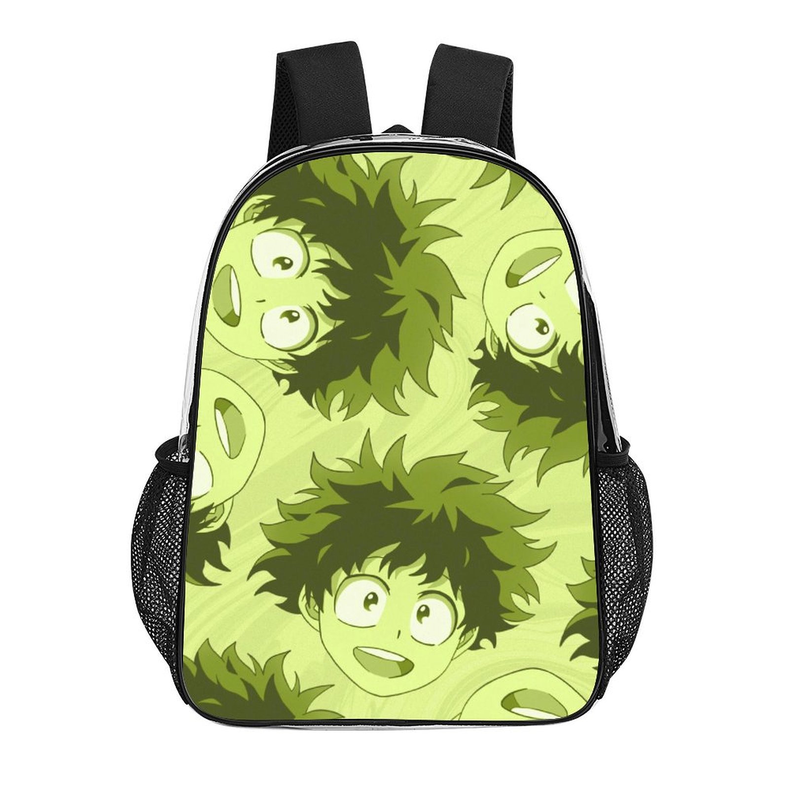 Mha My Hero Academia Izuku Midoriya Clear Backpack Transparent Bag 17 ...